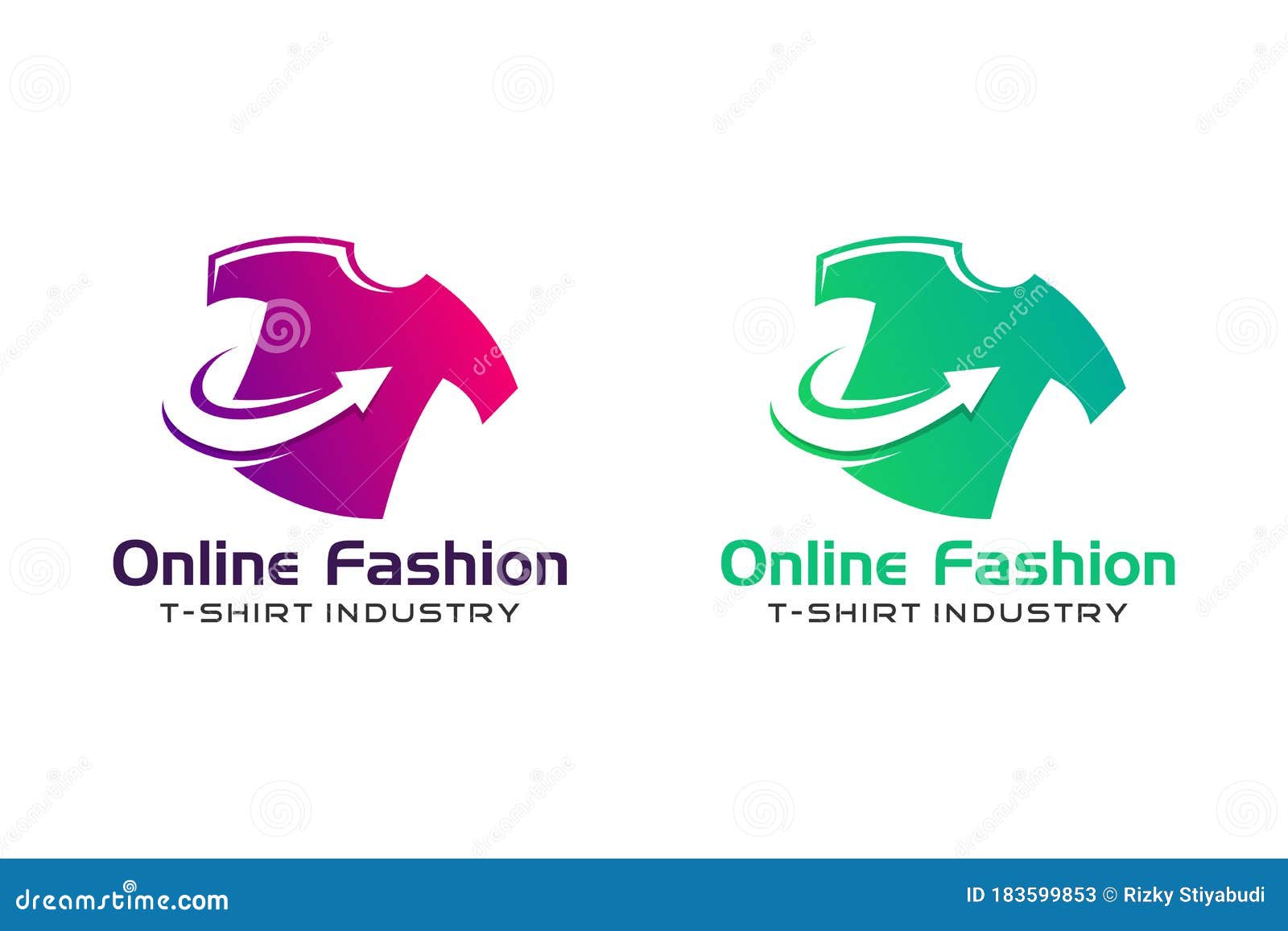 Cloth Shirt Logo Designs Concept Vector, Fashion Logo Stock Vector ...