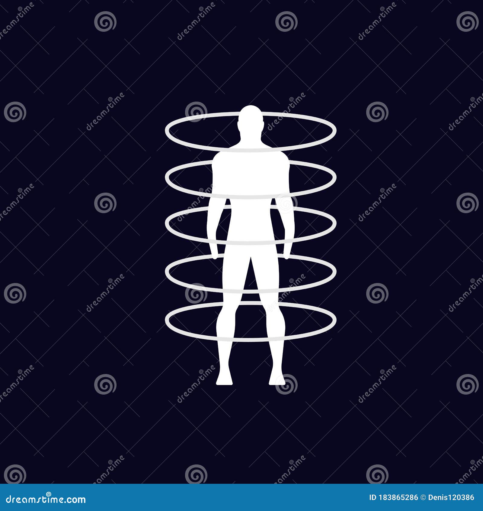 Teleportation of a Person. Teleport, Vector Illustration Stock Vector ...