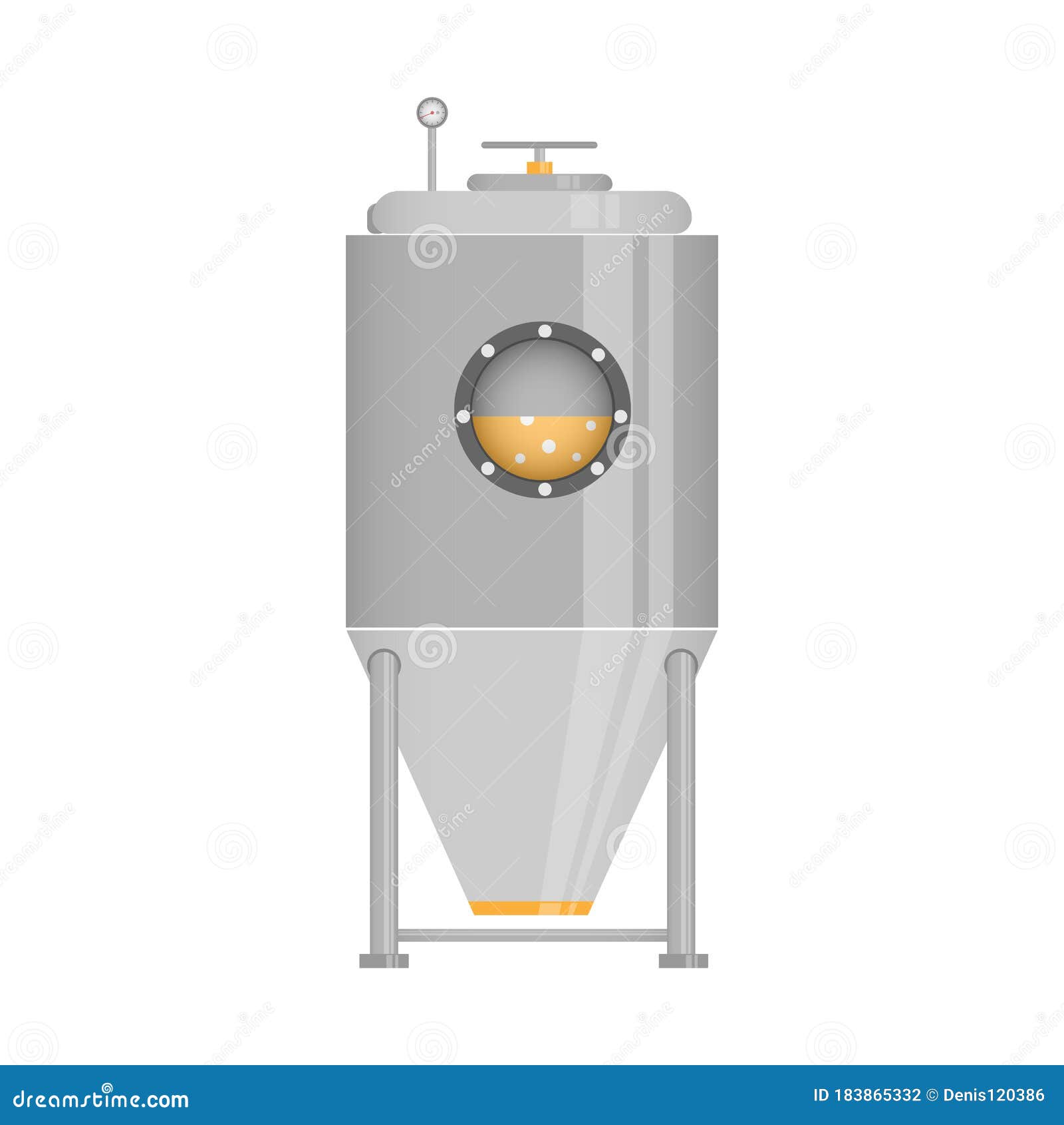 Chemical Reactor. Chemistry. Vector Illustration Stock Vector ...