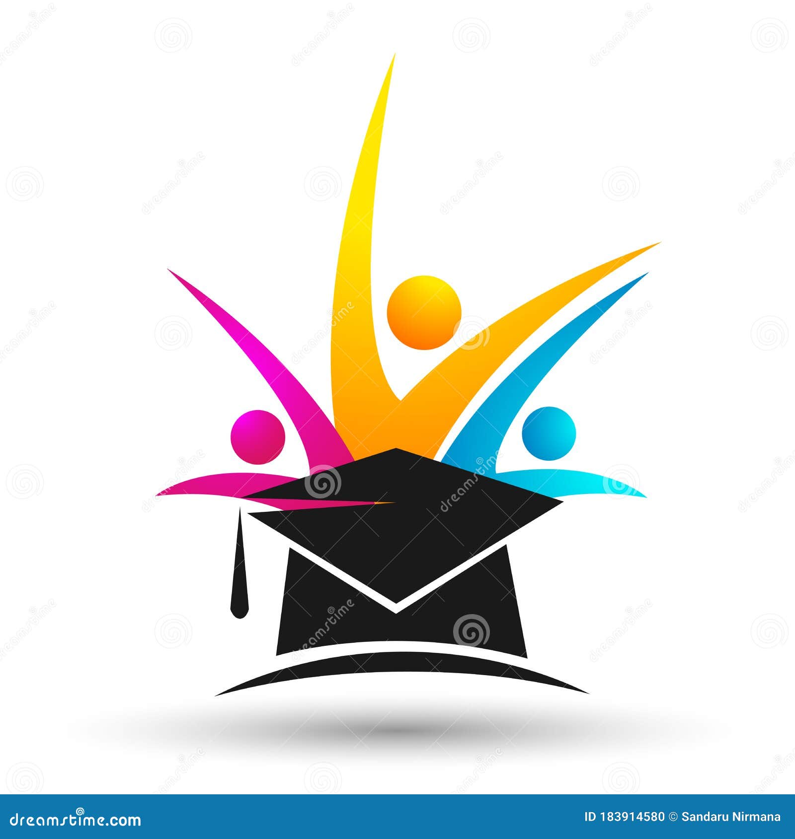 Graduates People Academic World Education Students Logo Icon Successful ...