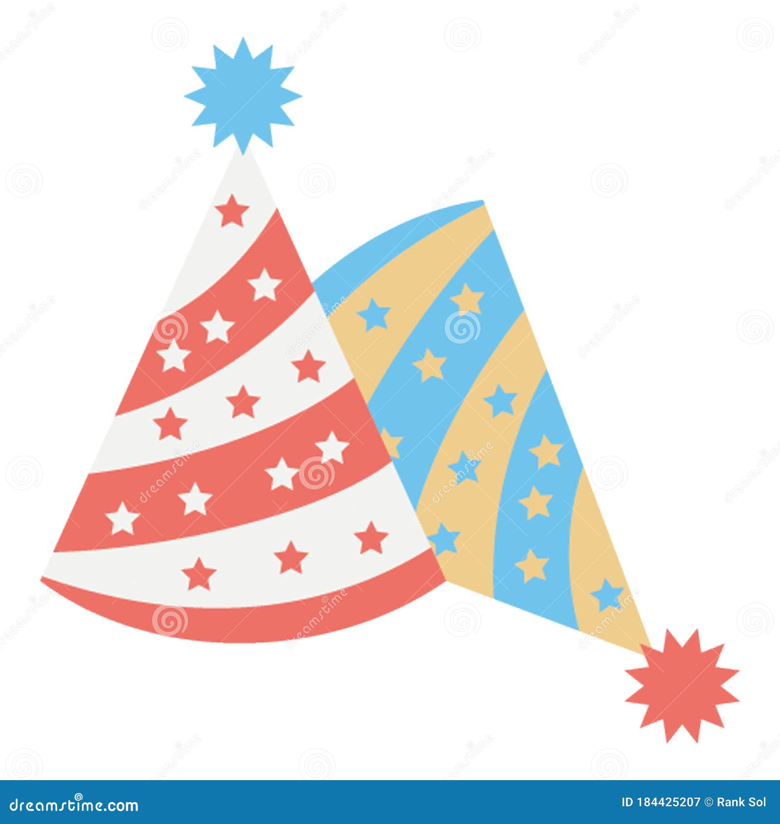 Birthday Cap Color Vector Icon Which Can Easily Modify or Edit Icon ...