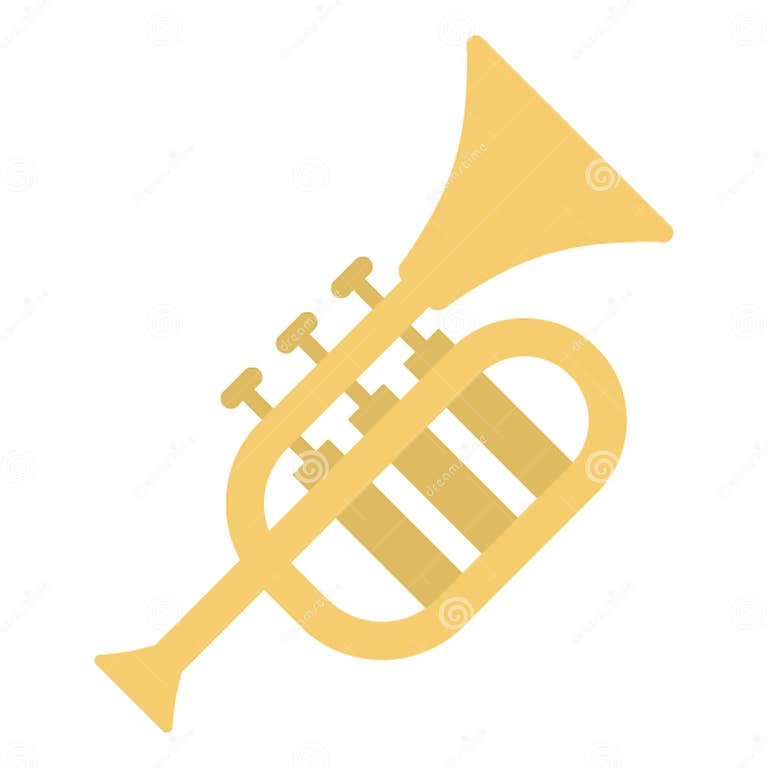 Euphonium Color Vector Icon Which Can Easily Modify or Edit Icon Stock ...
