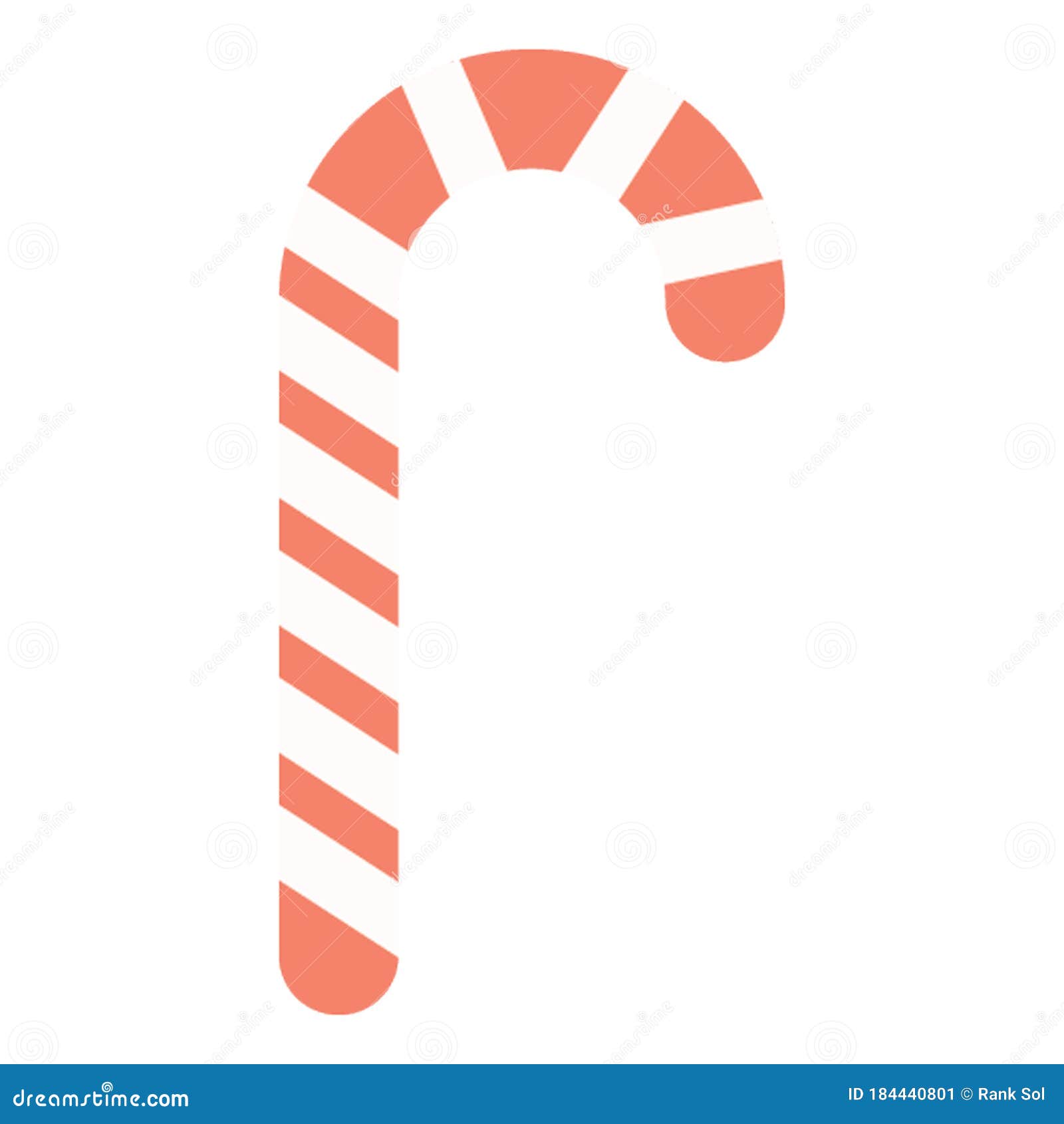 Candy Cane Color Vector Icon Which Can Easily Modify or Edit Icon Stock ...