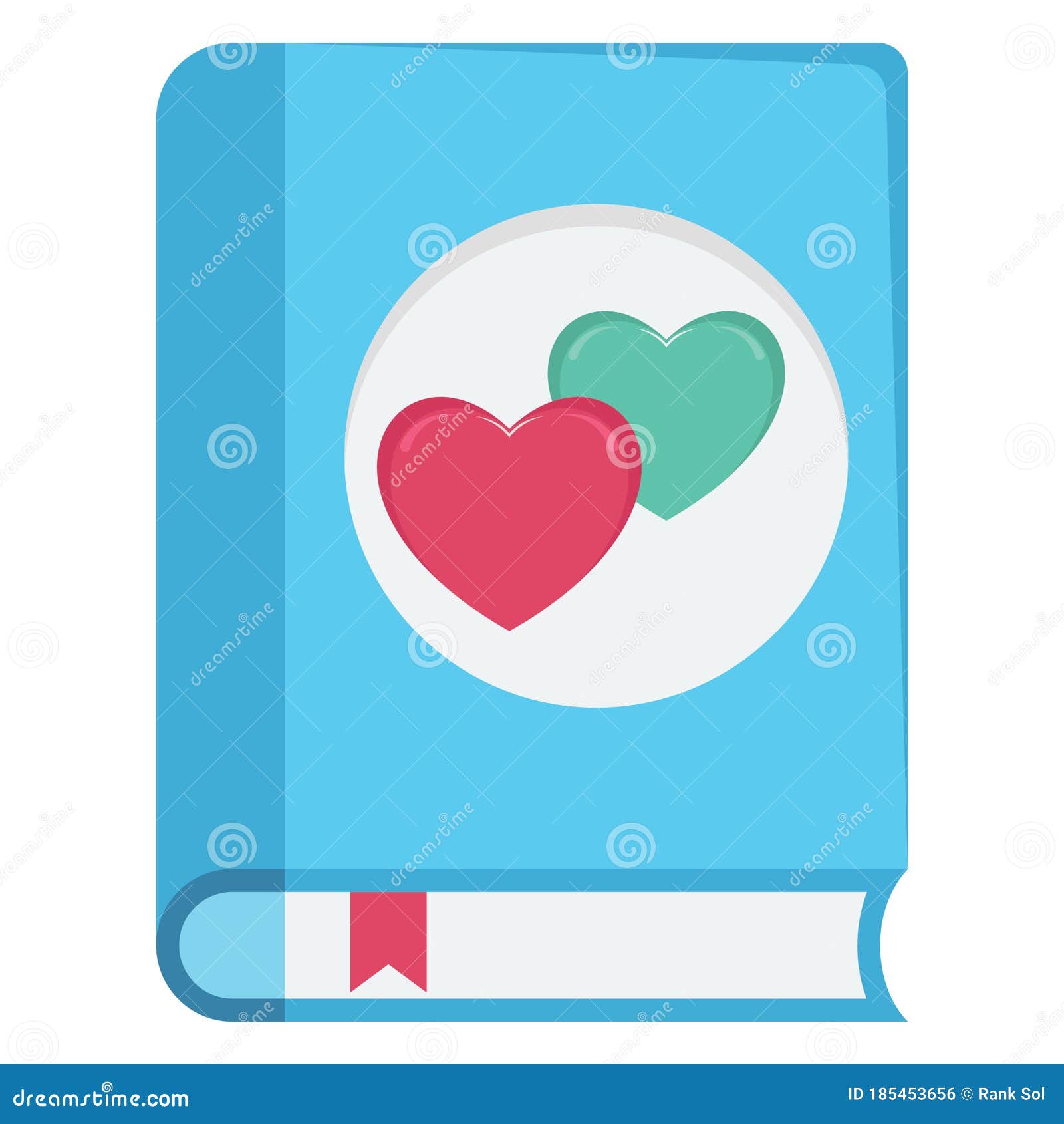 Loving Book, Heart on Book Vector Icon Which Can Easily Modify or Edit ...