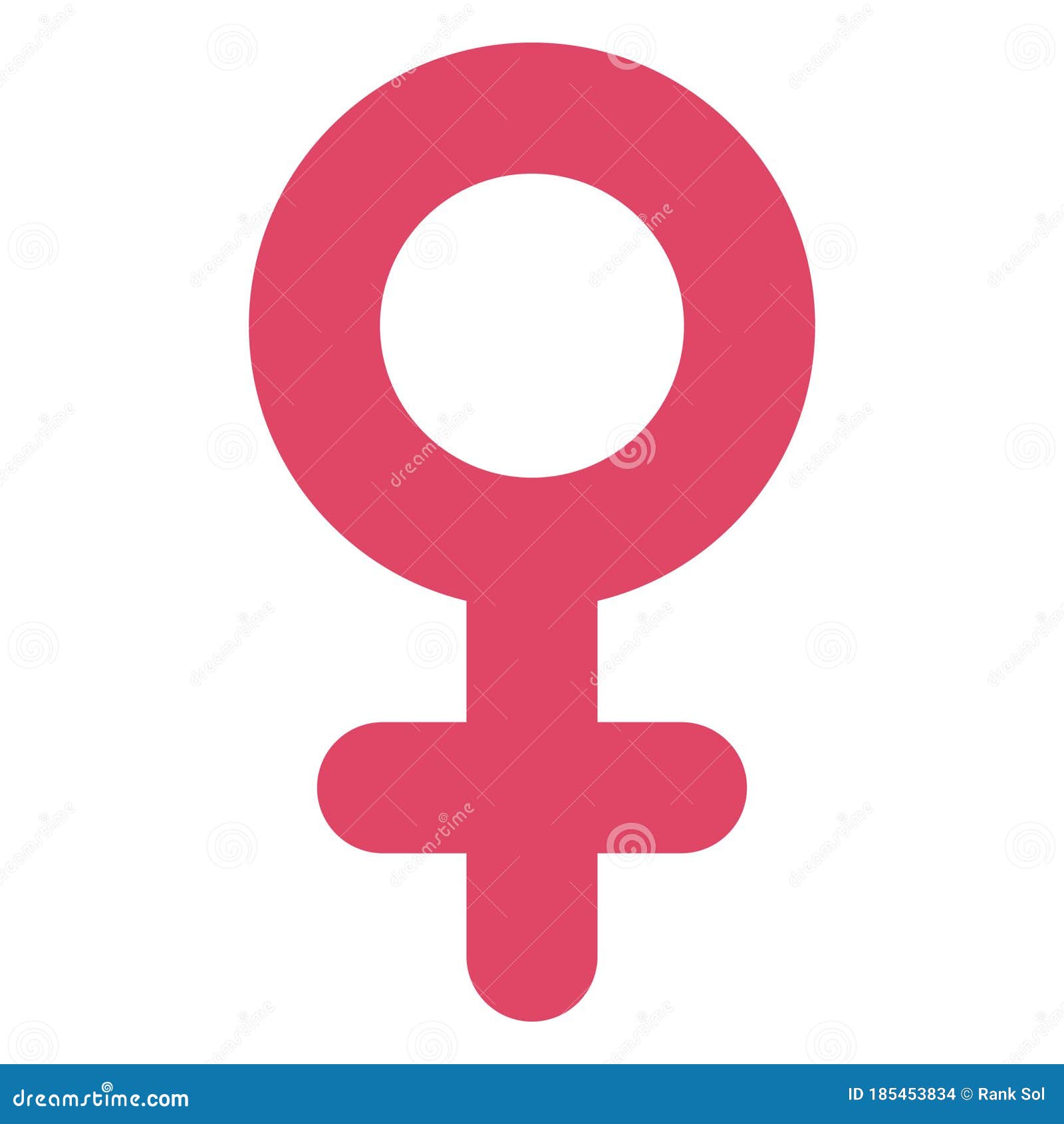 Female Sign, Female Vector Icon Which Can Easily Modify or Edit Stock ...