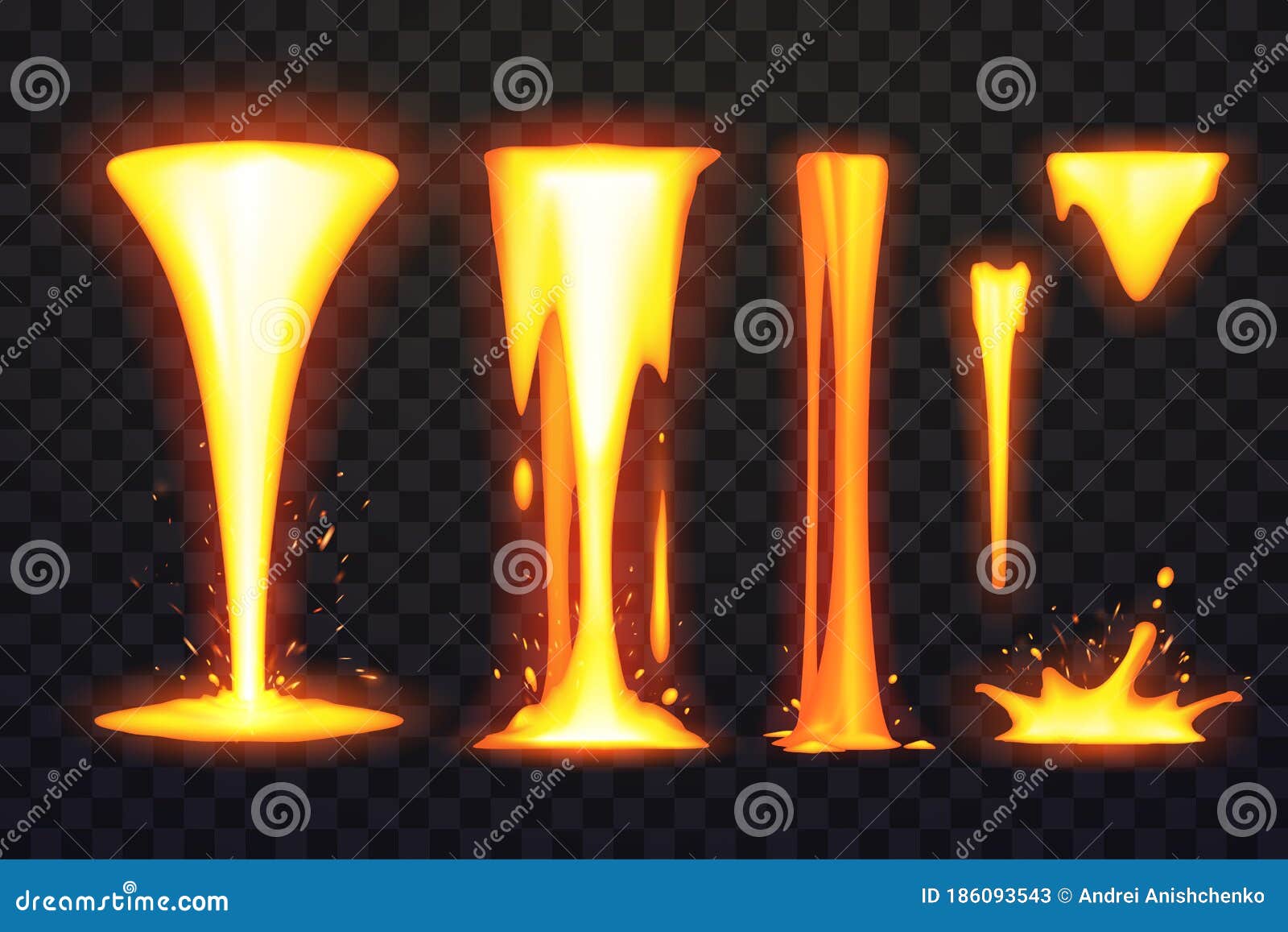 Molten Metal Industry Logo. Liquid Iron Or Steel Symbol. Metallurgy ...