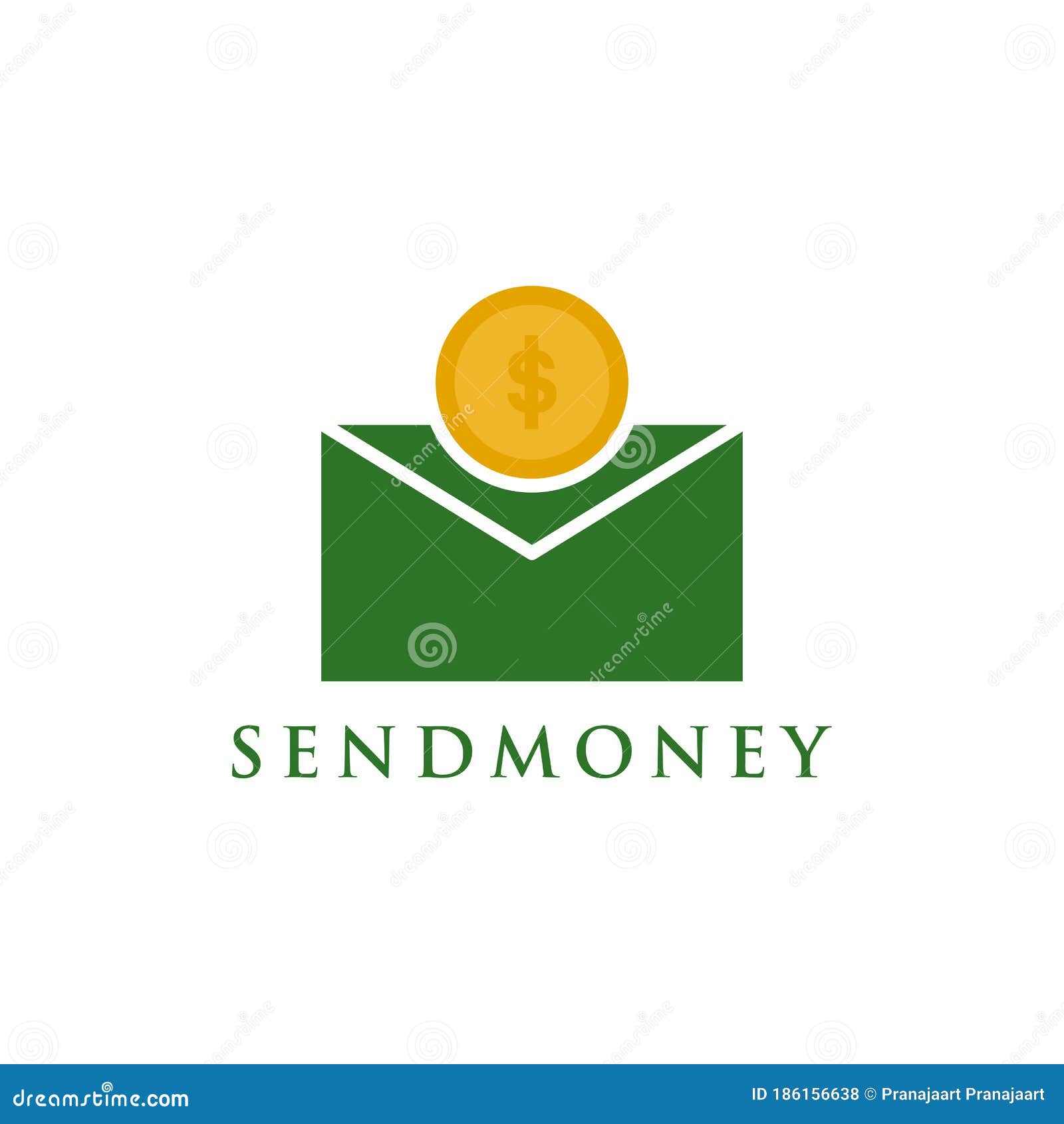 Money Send Logo Vector. Finance Icon Stock Vector - Illustration of ...