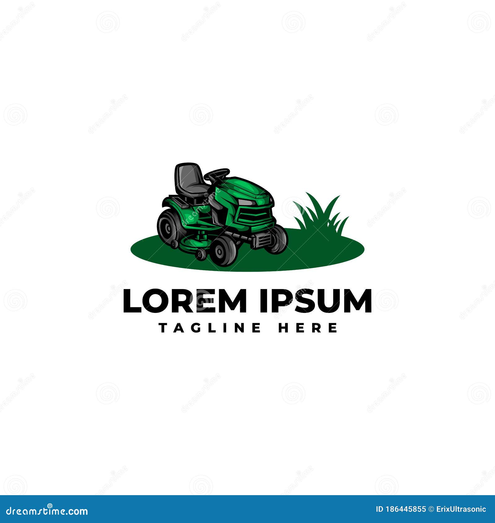 Lawn Mower Logo Vector Icon Stock Vector - Illustration of abstract ...