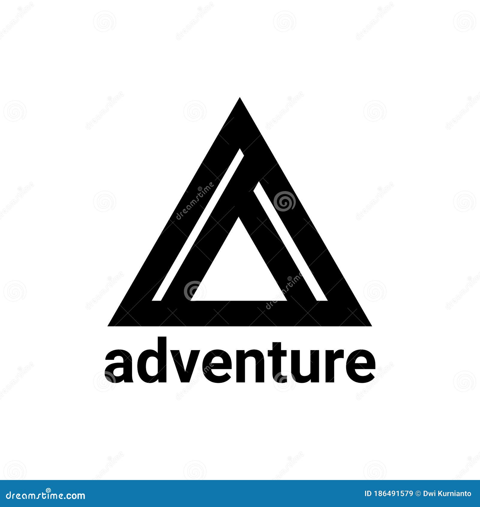 Vector Illustration of Adventure Logo Stock Vector - Illustration of ...