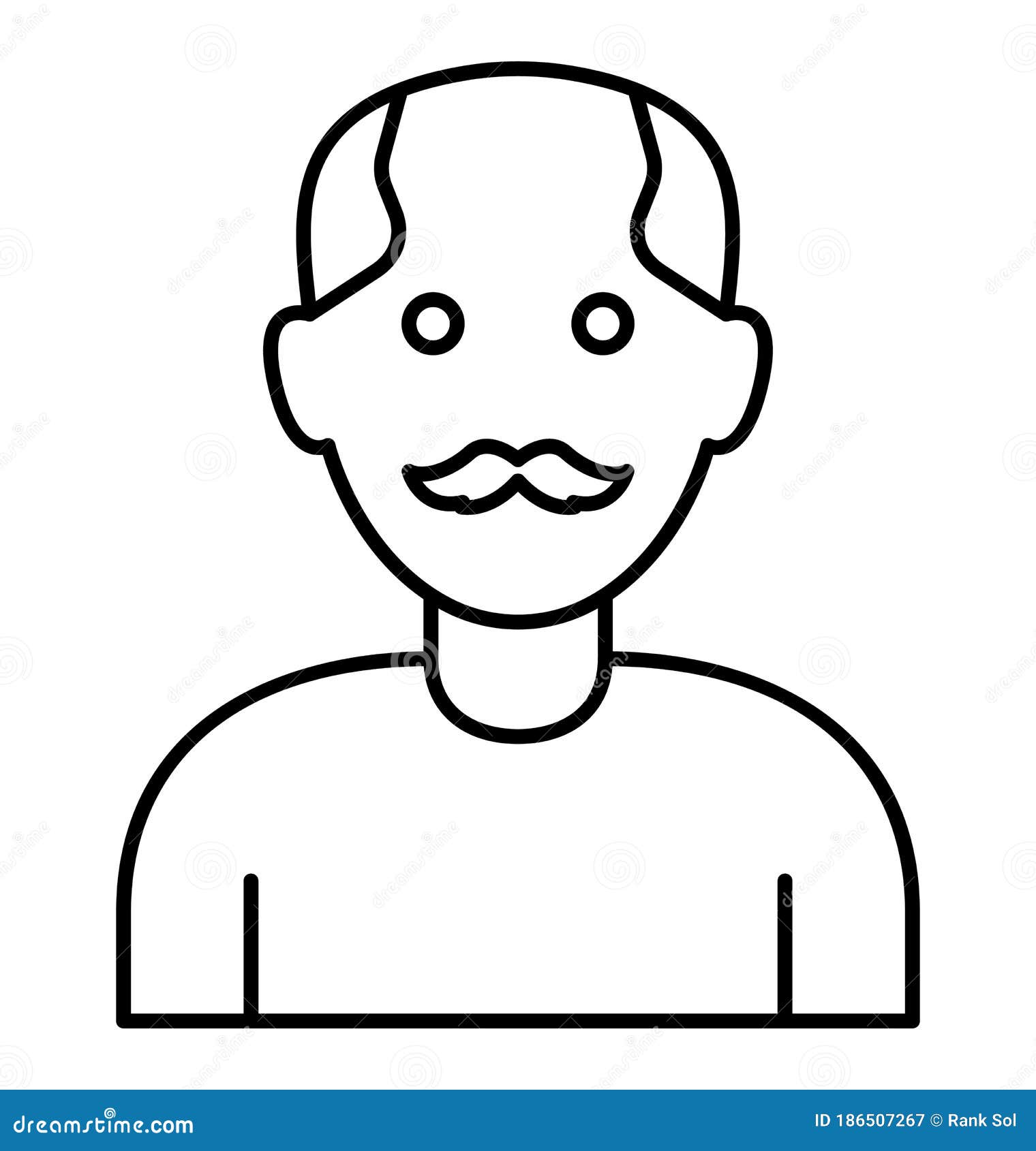 Father Line Style Vector Icon Which Can Easily Modify or Edit Stock ...