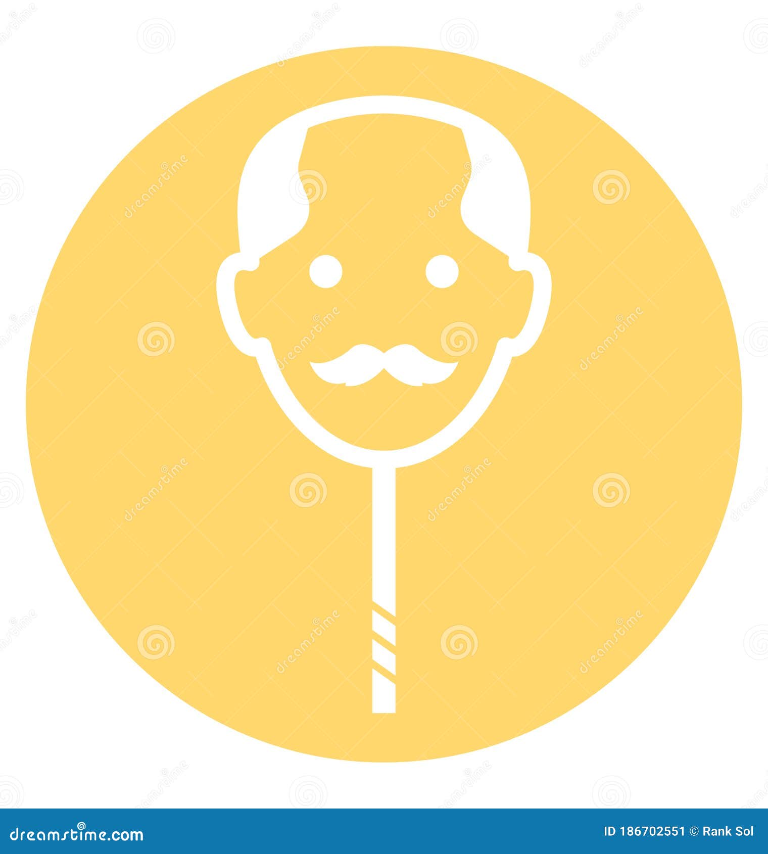 Father Face Line Style Vector Icon Which Can Easily Modify or Edit ...