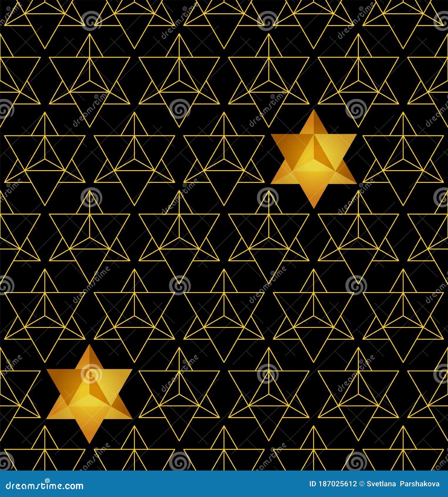 Black Stellated Octahedron, Also Called Stella Octangula, And Polyhedra ...