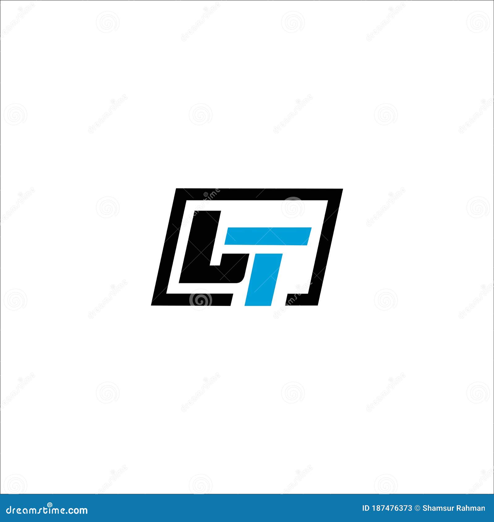 Initial Letter Lt Logo or Tl Logo Vector Design Template Stock Vector ...