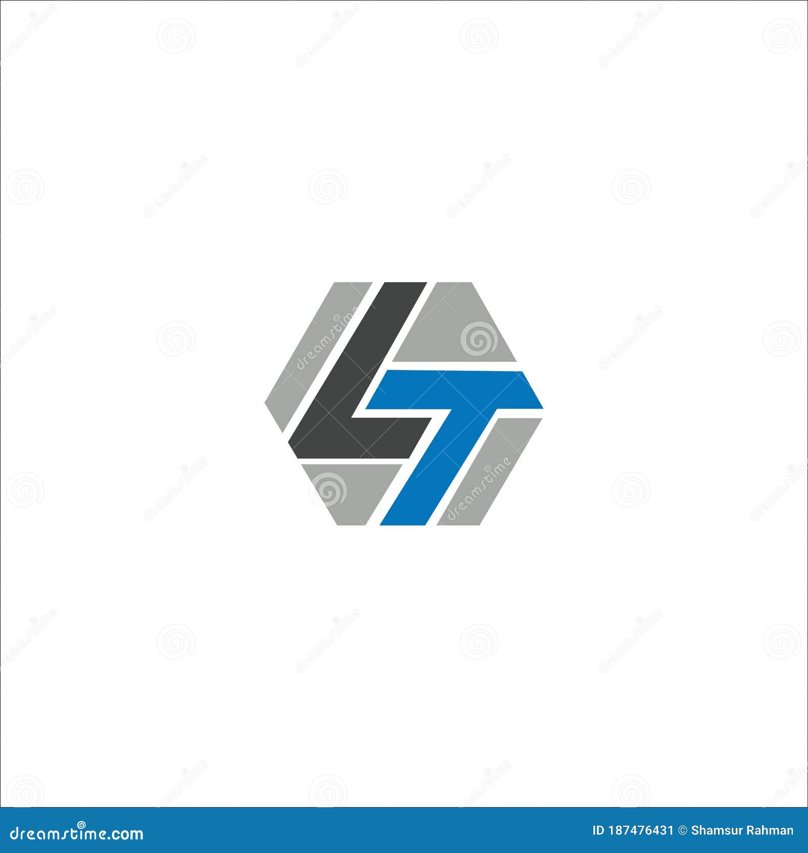 Initial Letter Lt Logo or Tl Logo Vector Design Template Stock Vector ...