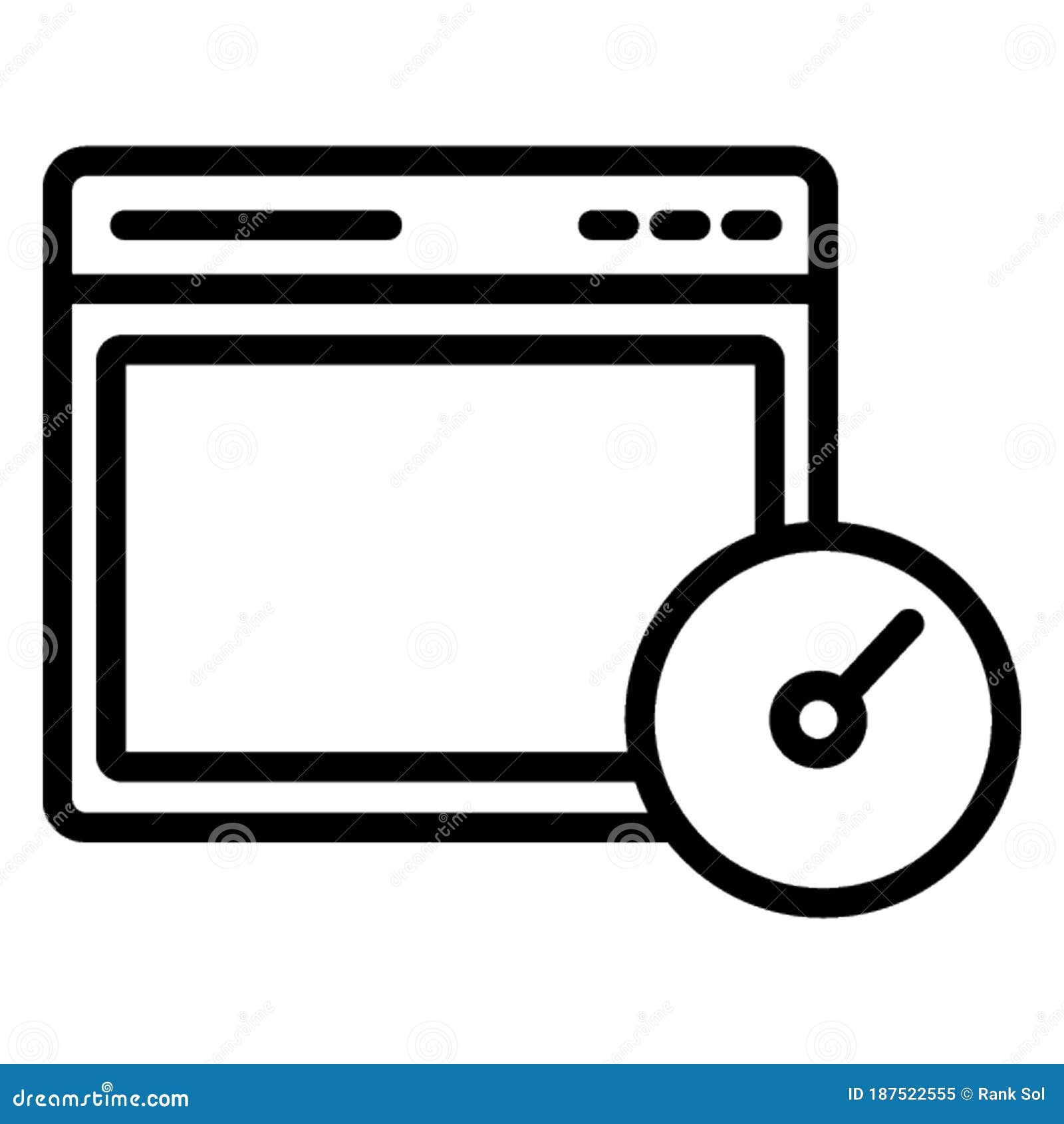 Internet Speed Glyph Style Vector Icon Which Can Easily Modify or Edit ...