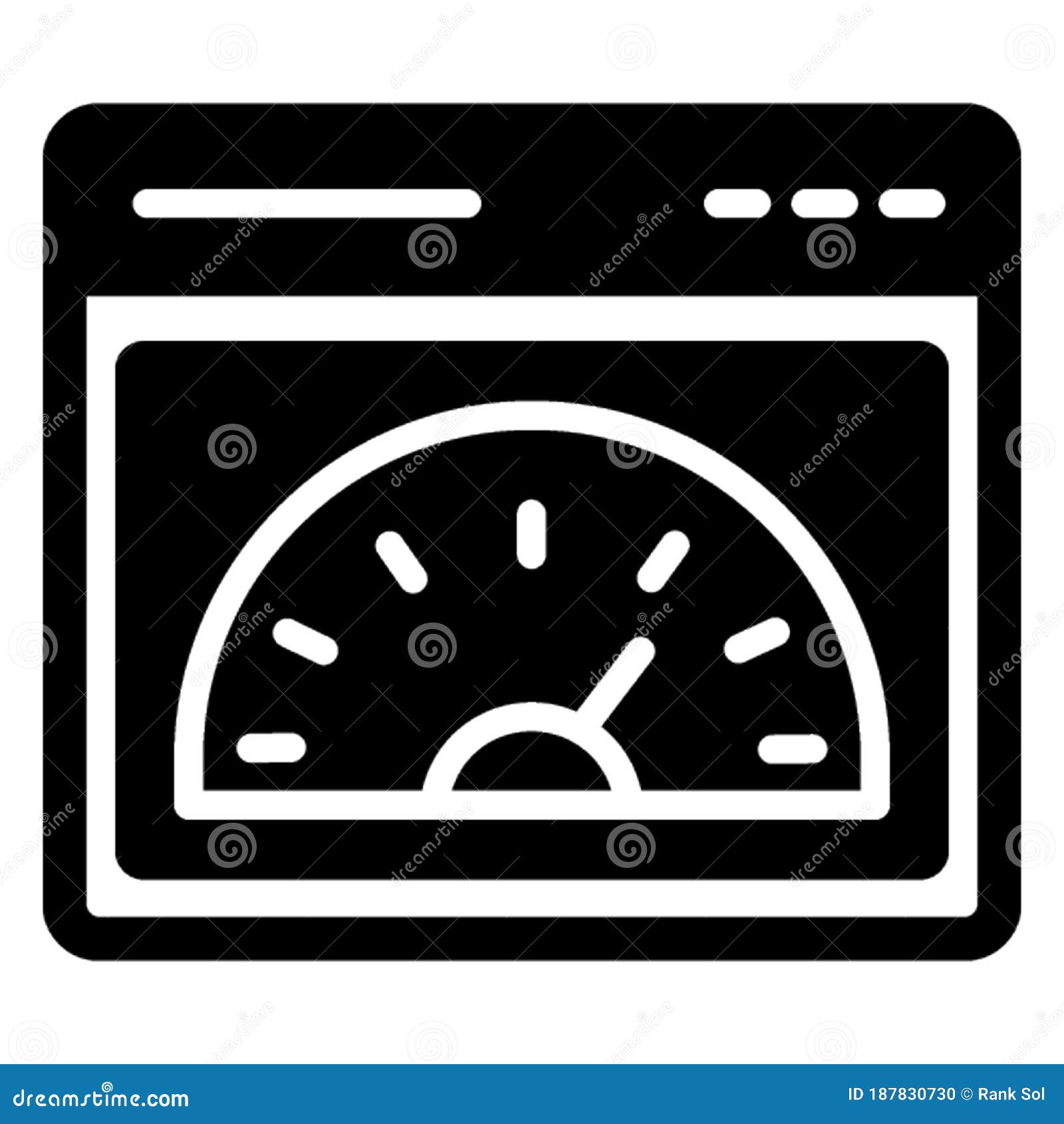 Internet Speed Glyph Style Vector Icon Which Can Easily Modify or Edit ...