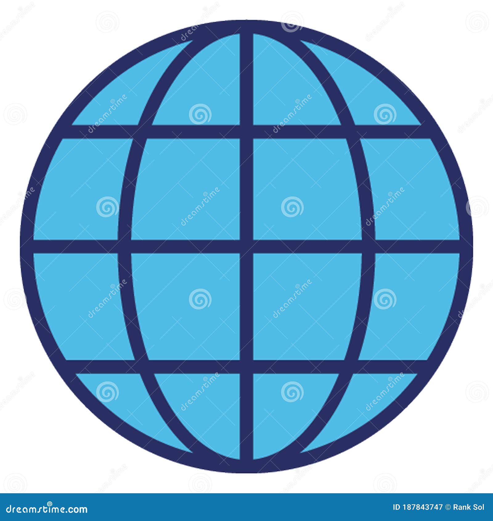 Global Coverage Glyph Style Vector Icon Which Can Easily Modify or Edit ...