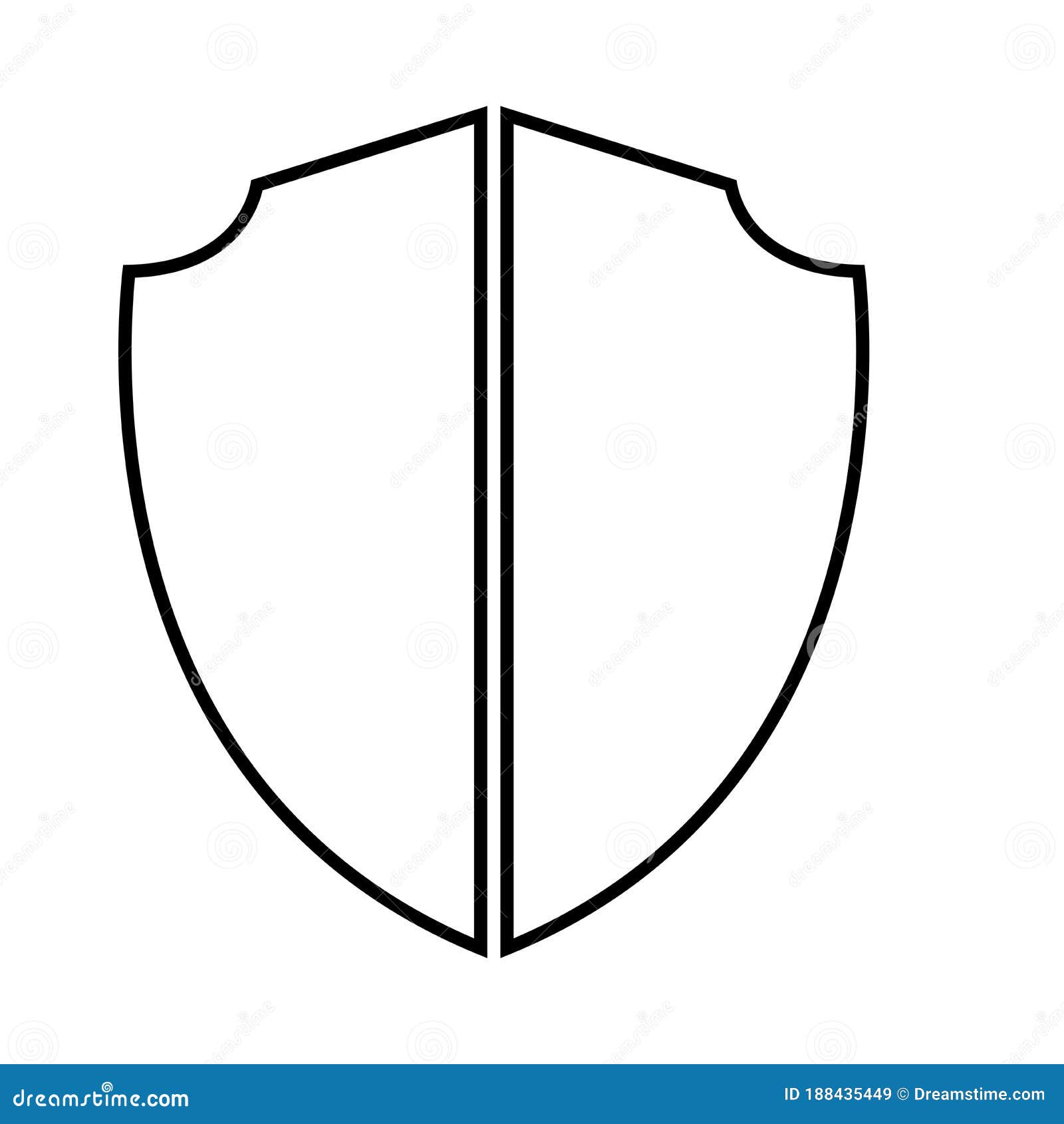 Flat Shield Vector Design for App or Etc Stock Vector - Illustration of ...