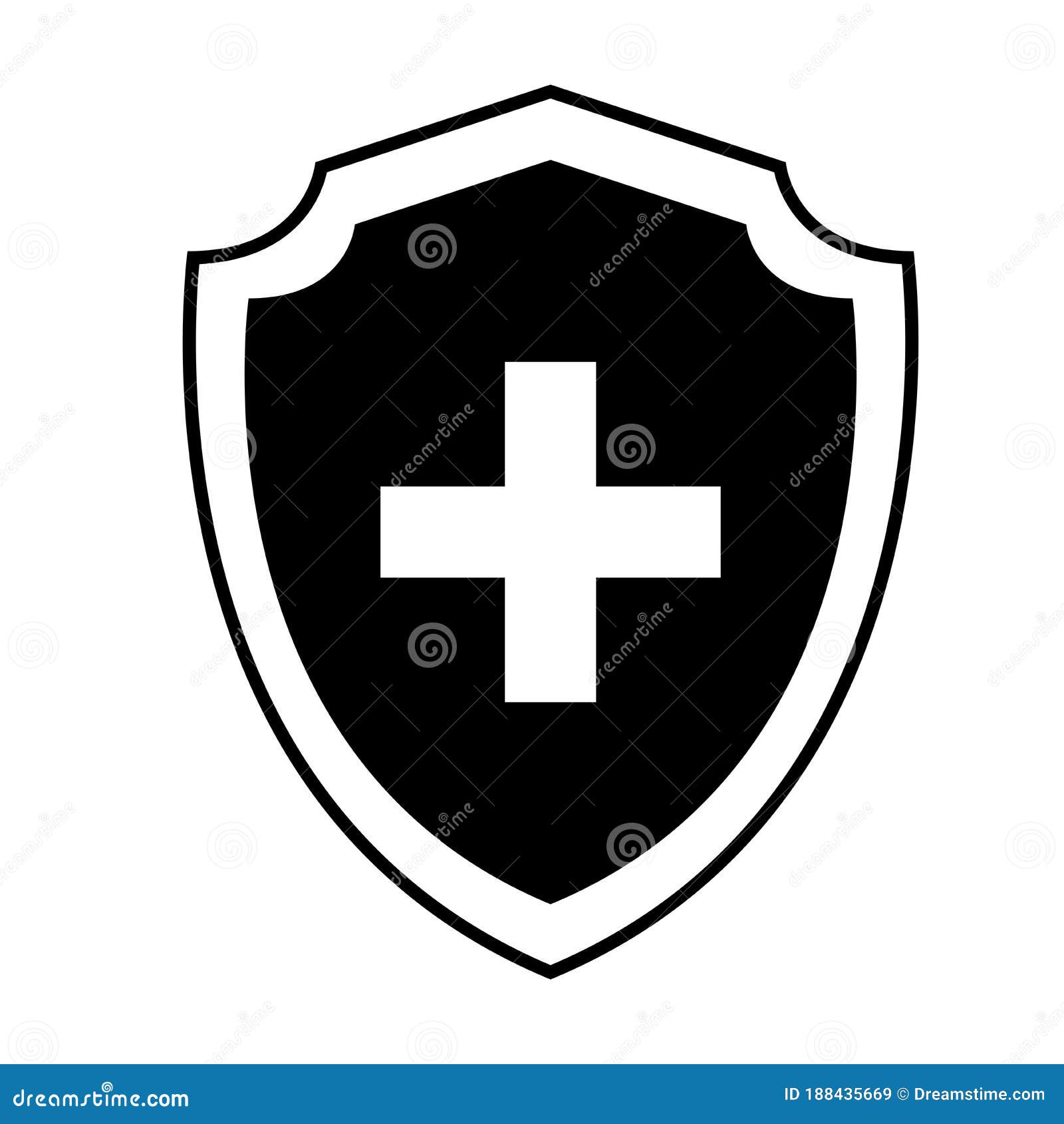 Flat Shield Vector Design Iconic Stock Vector - Illustration of button ...