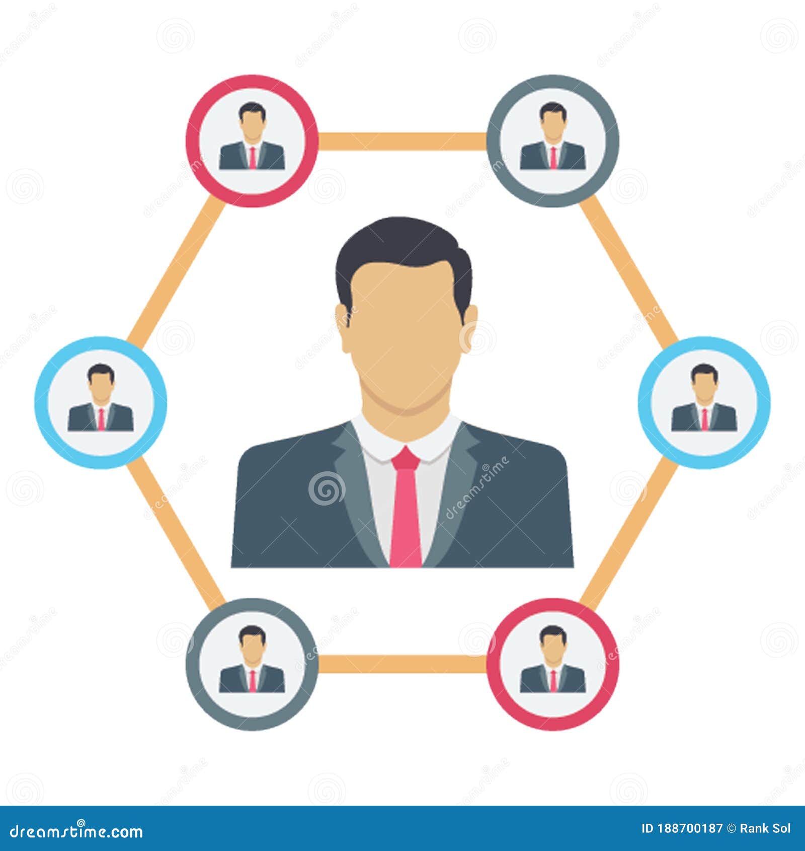 Team Leader Vector Icon Which Can Easily Modify or Edit Stock Vector ...