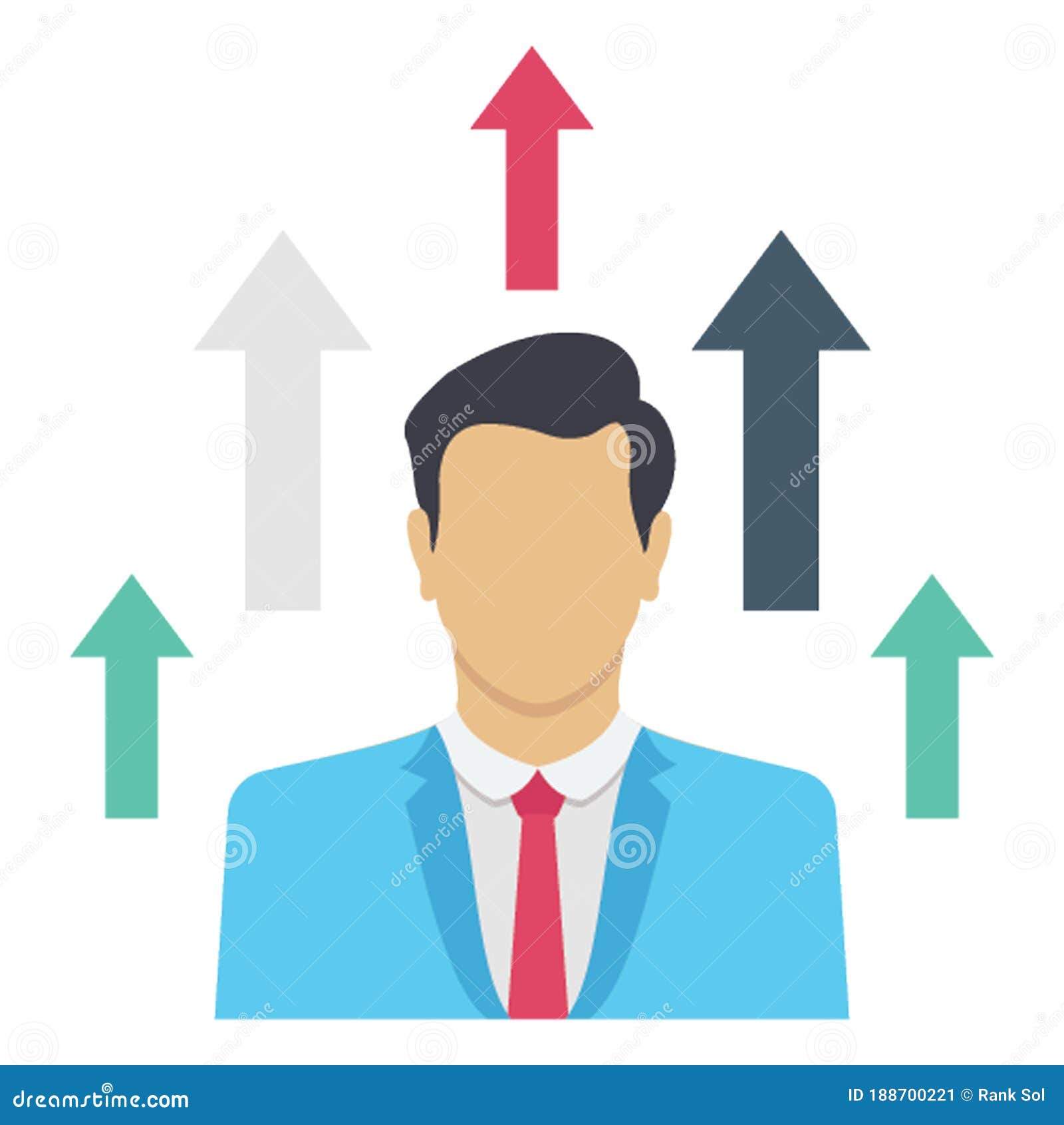 Grow Up Vector Icon Which Can Easily Modify or Edit Stock Vector ...