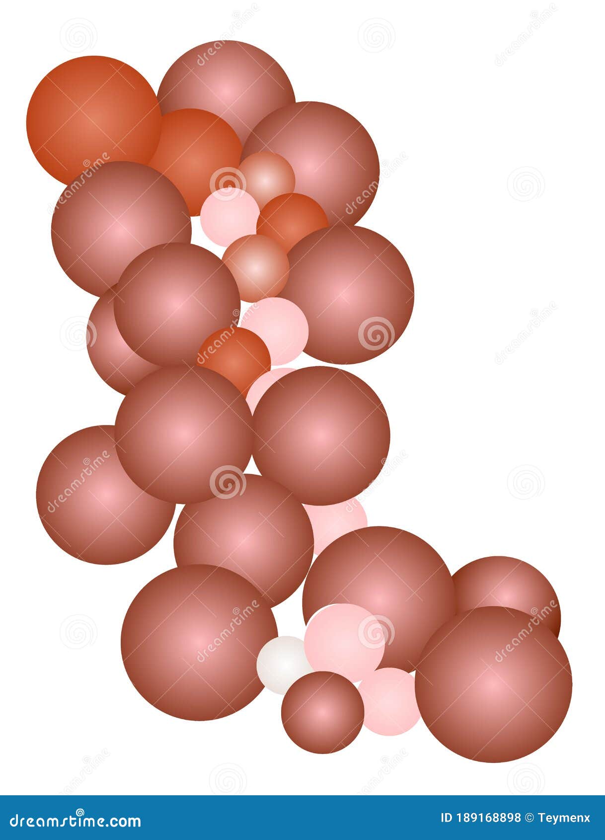 Set of Decorative Balloons with White Background Vector Stock Vector ...