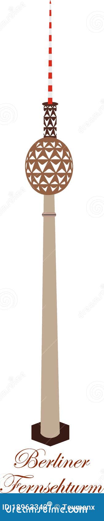 BerlinerTower, Landmark. GERMANY Vector. EPS. Stock Vector ...
