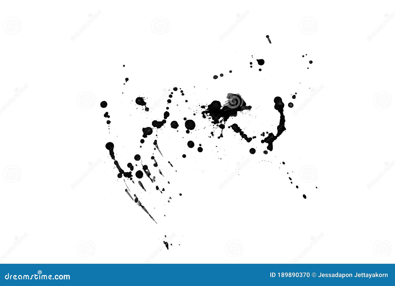 Texture Vector Abstract Japanese Ink Drops on White Paper Background ...