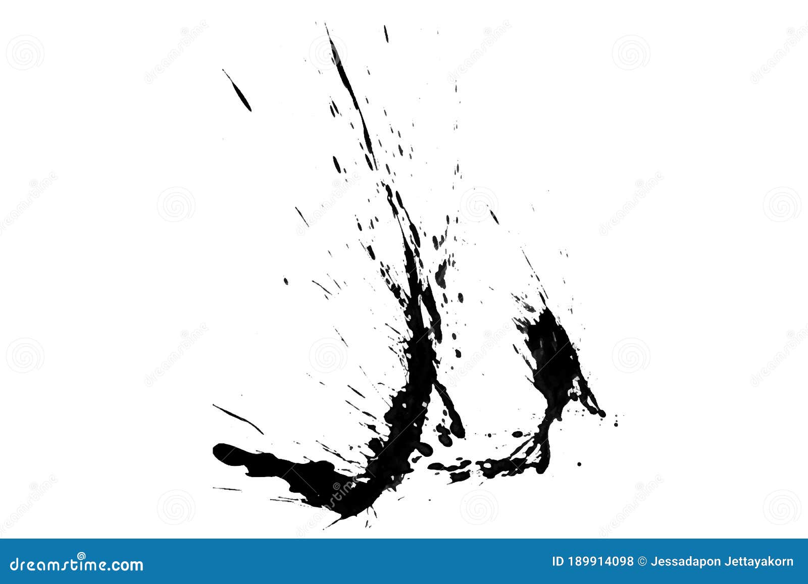 Texture Vector Abstract Ink Drops on White Paper Background Stock ...
