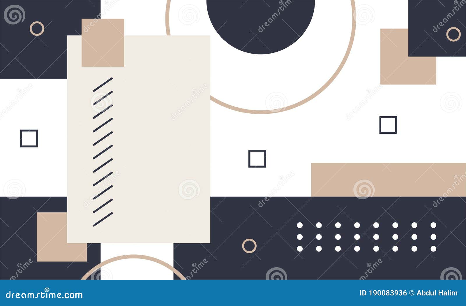 Abstract Background Brown Shape for Social Media Feed Post Banner Stock ...