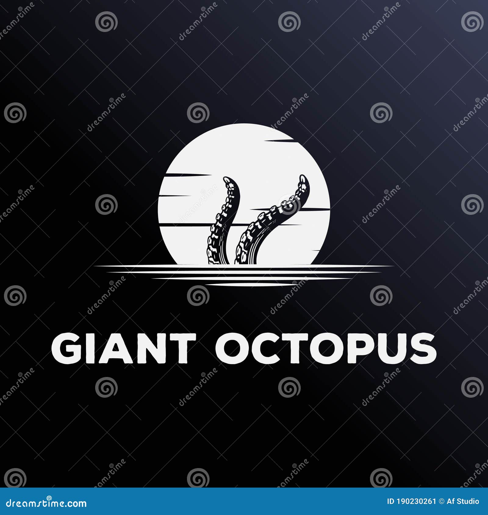 Tentacle Logo,character Logo, Octopus Mascot Logo, Line Art Logo ...