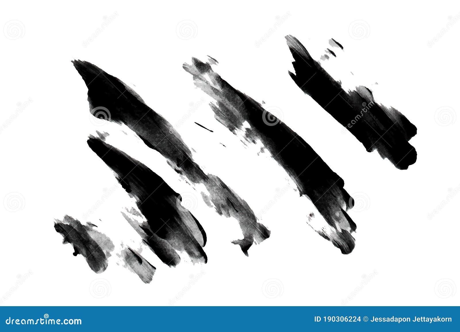 Texture Vector Abstract Ink on White Paper Background Stock ...