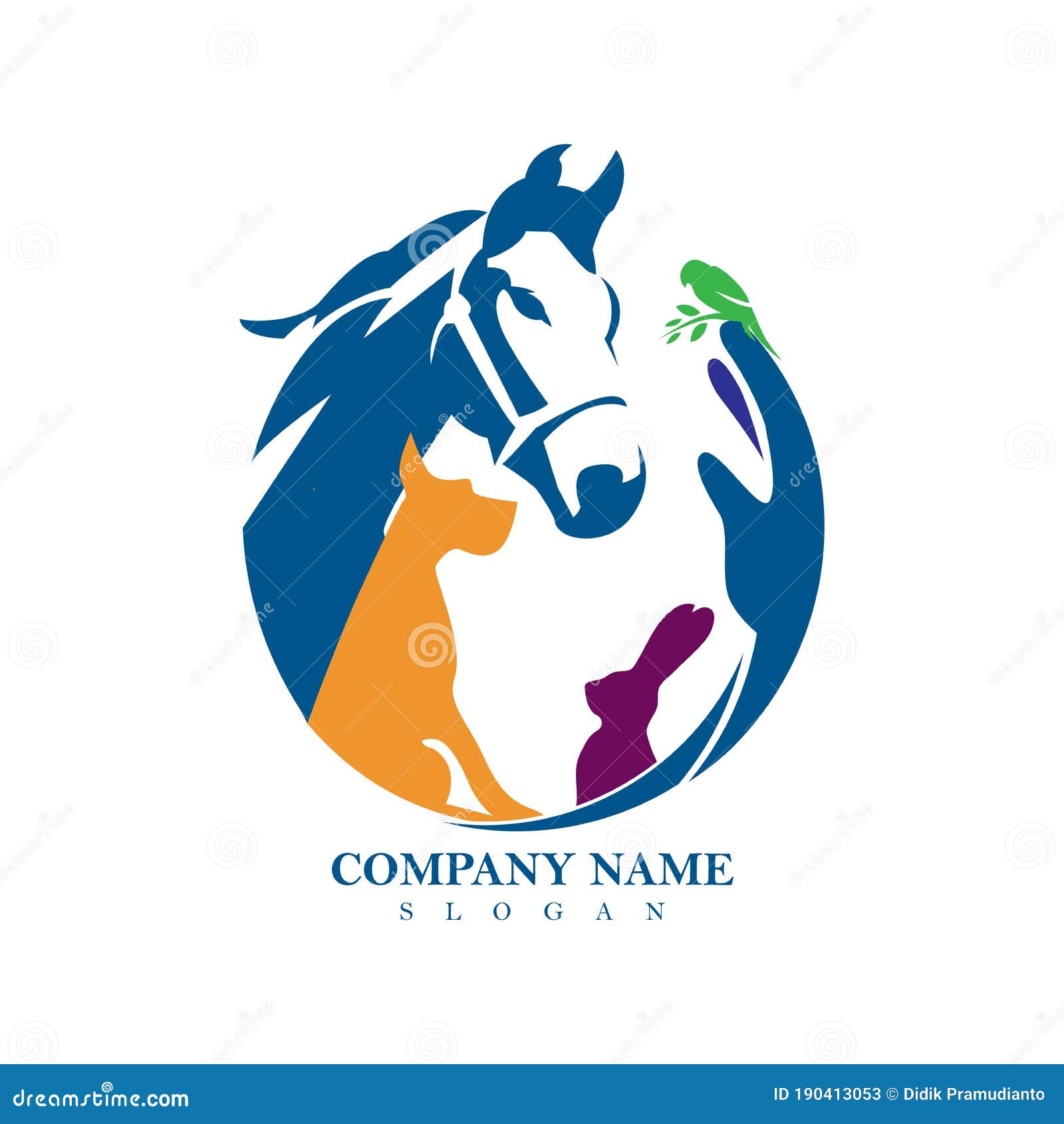 Safe animal logo design stock vector. Illustration of pets - 190413053