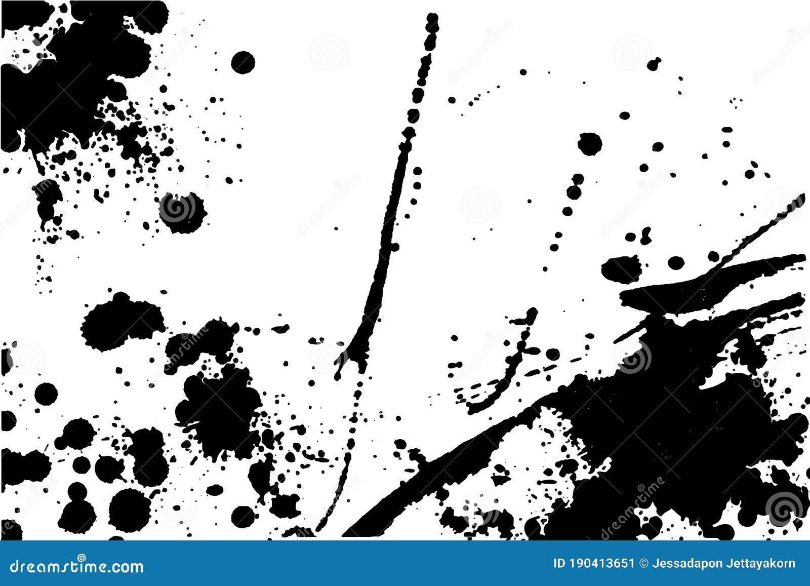 Texture Vector Abstract Ink on White Paper Background Stock ...