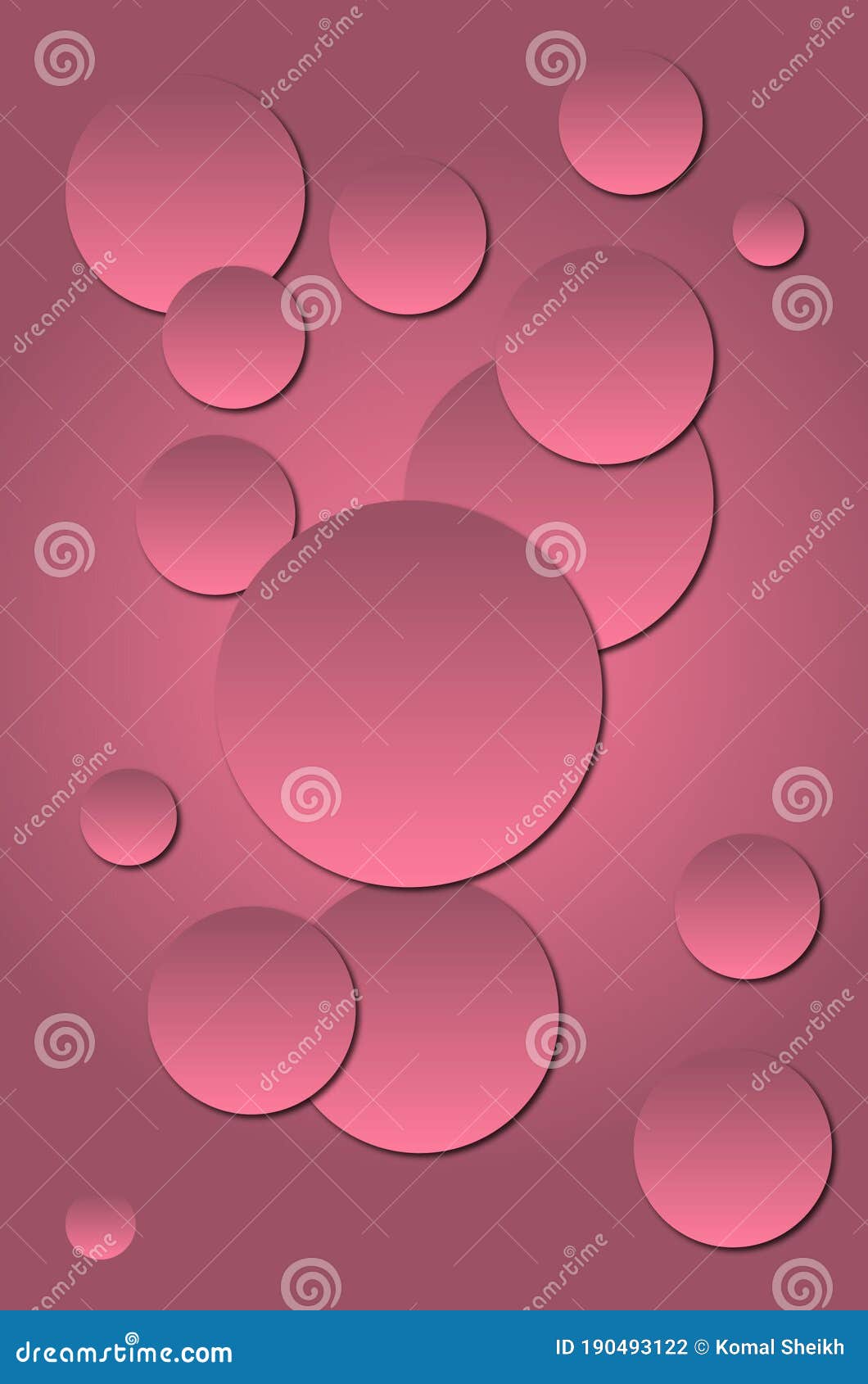 Abstract Background with Circle Shape Bubble Illustration Stock ...