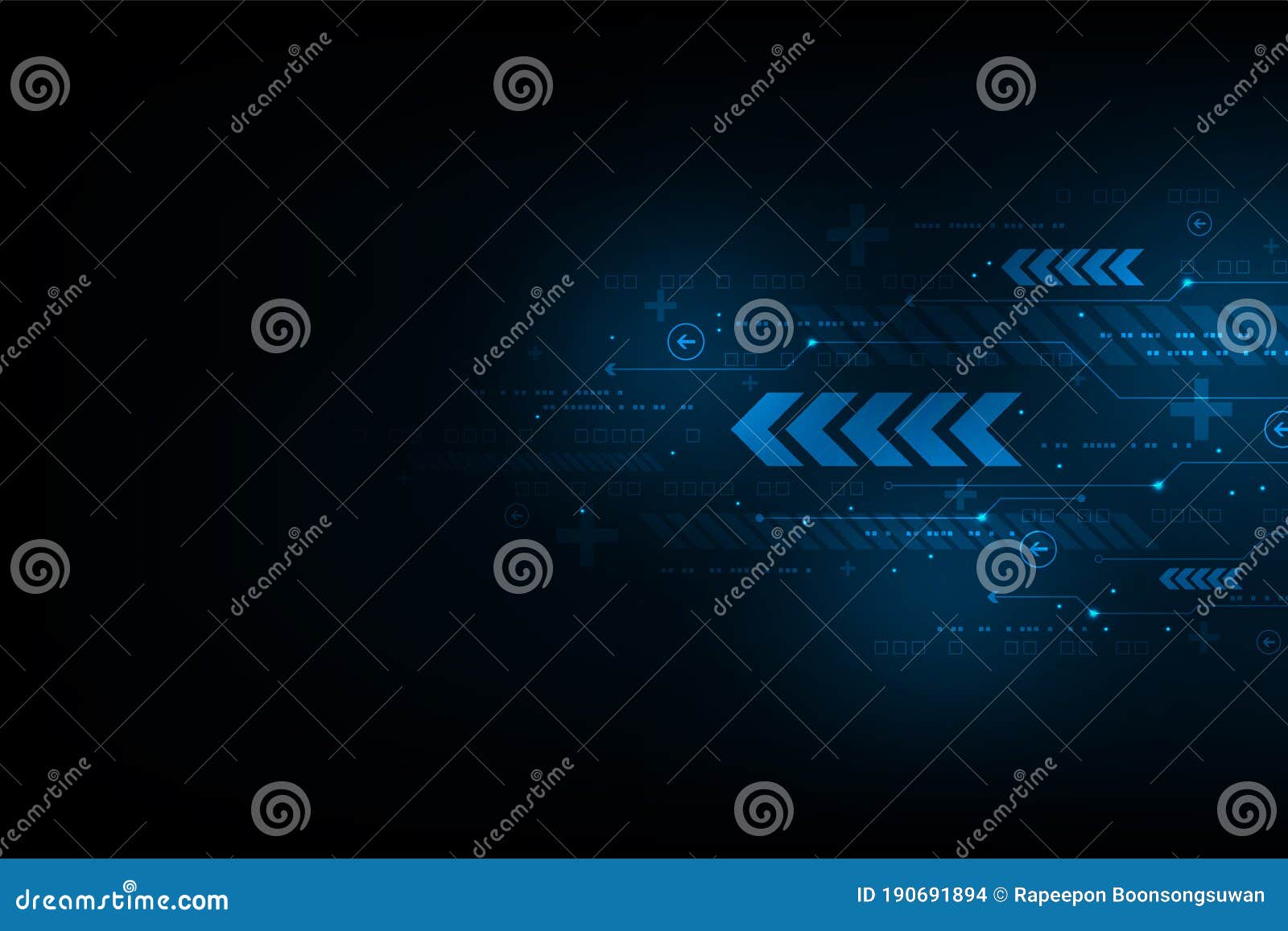 Fast Data Transfer in Various Digital Systems. Stock Vector ...