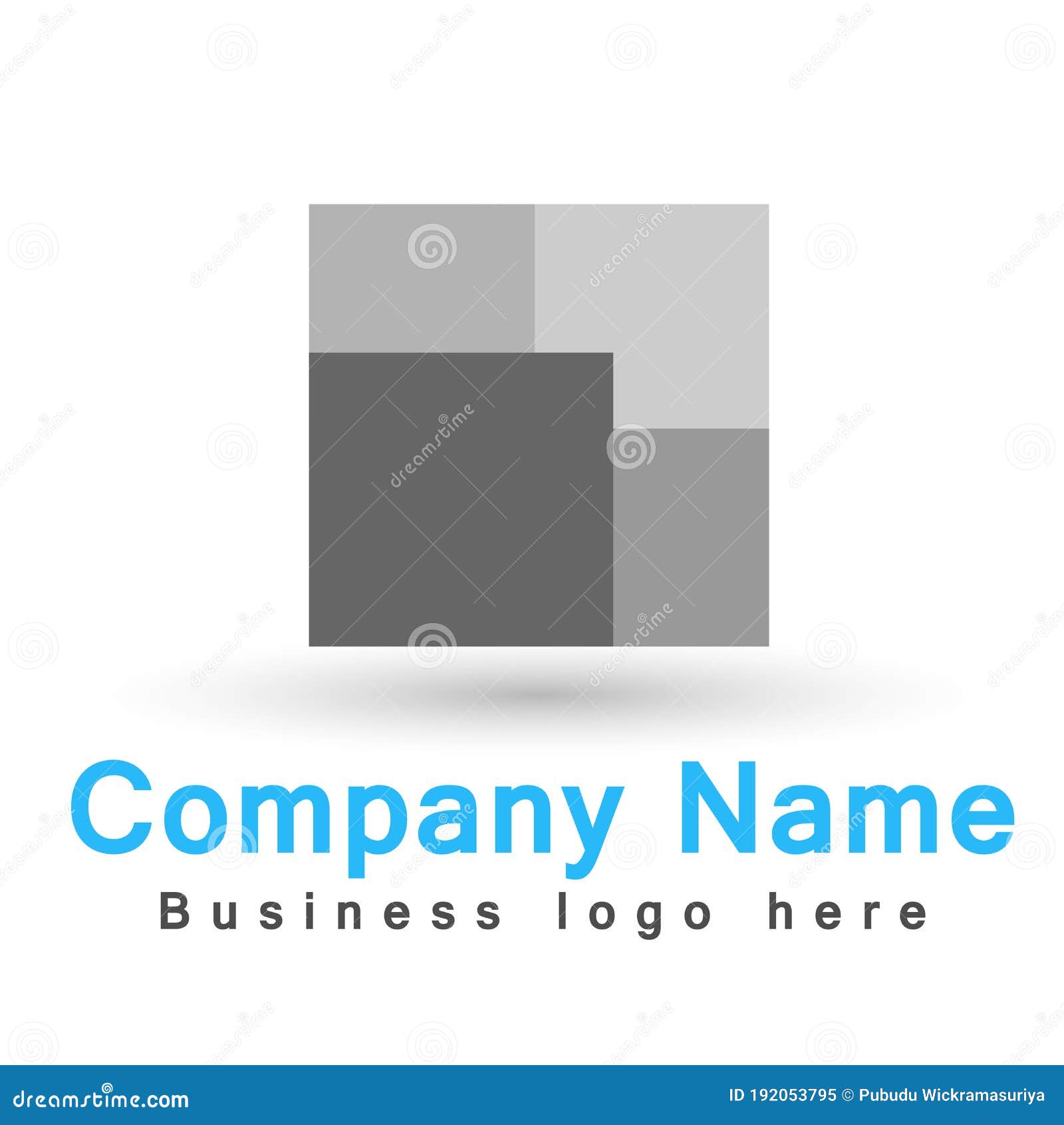 Abstract Square Shaped Business Investment Company Logo for Union Group ...