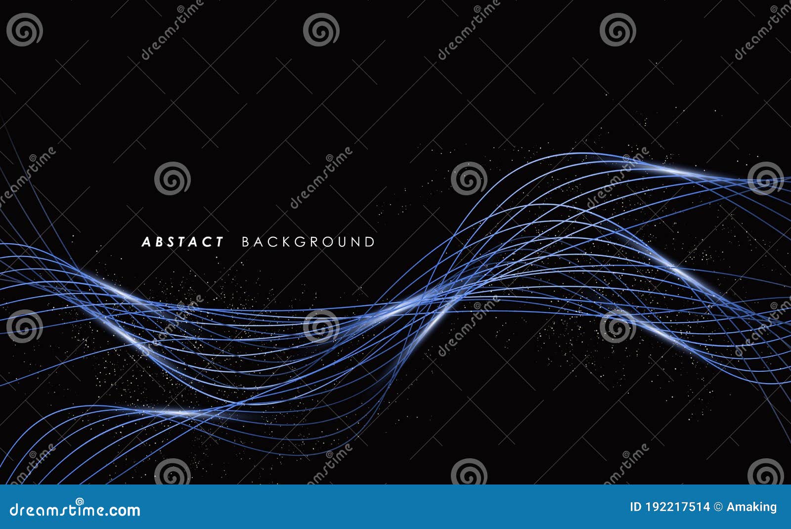 Abstract Lights Pattern Technology Background. Futuristic Background ...