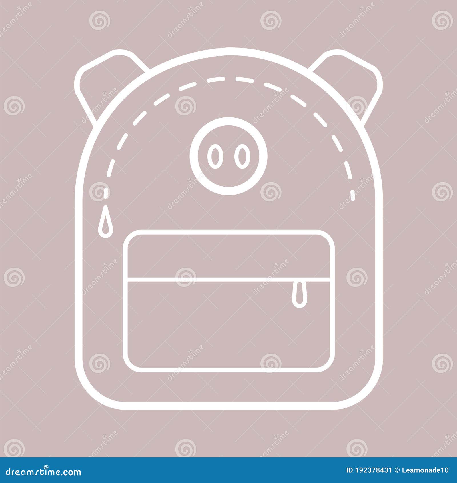 Backpack Icon Vector Design. Back To School. Simple Symbols for App ...