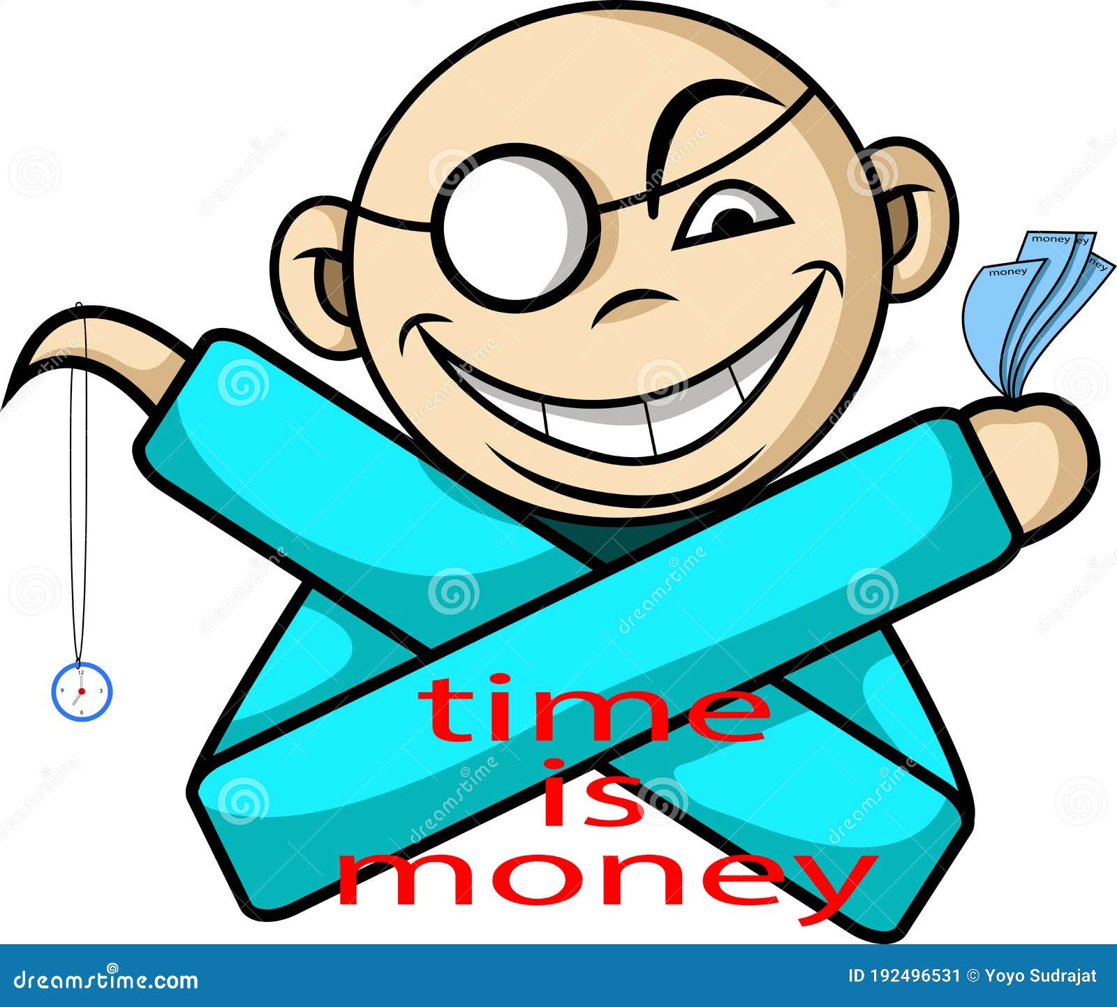Inspiration from Time is Money Stock Vector - Illustration of ...