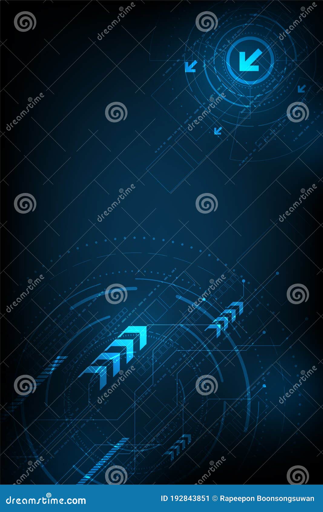 Fast Data Transfer of Digital Systems. Stock Vector - Illustration of ...