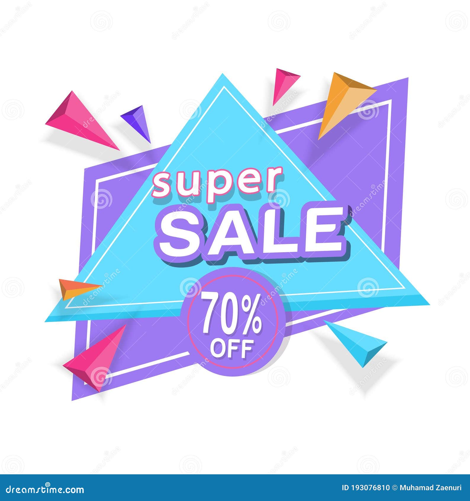 Banner sale discount 50 stock vector. Illustration of icon - 193076810