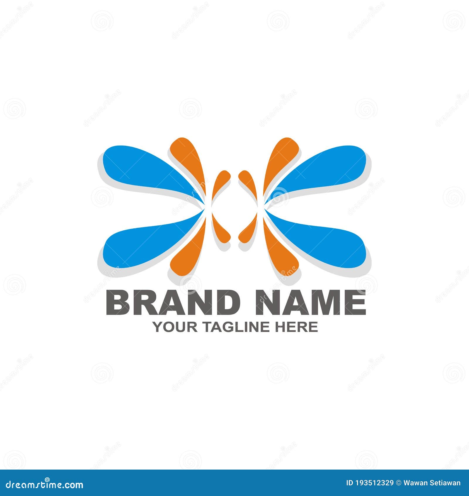 Brand Name Design Logo - Vector Stock Vector - Illustration of circle ...