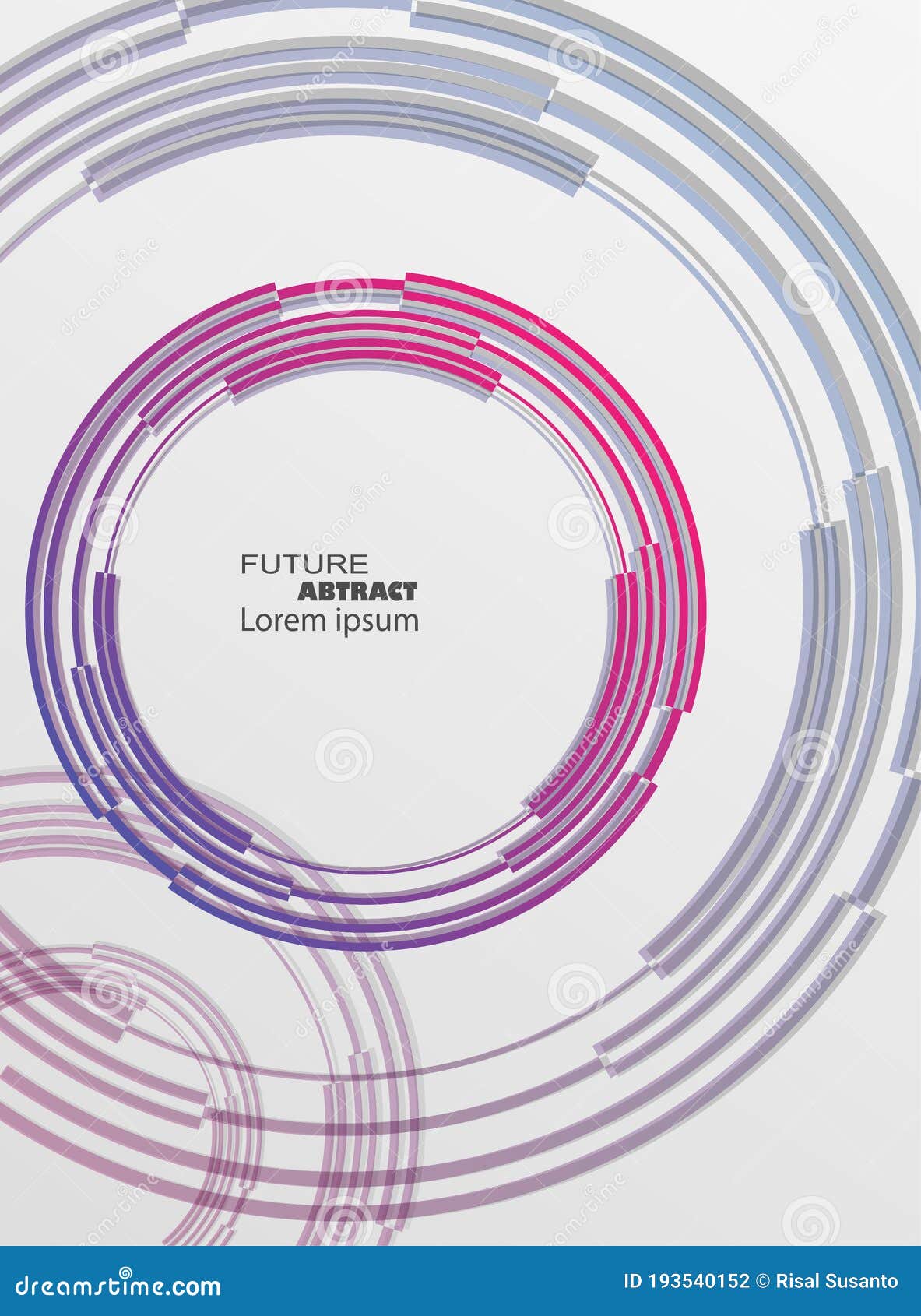 Futuristic Minimalist Brochure Cover Design for Your Business. Stock ...