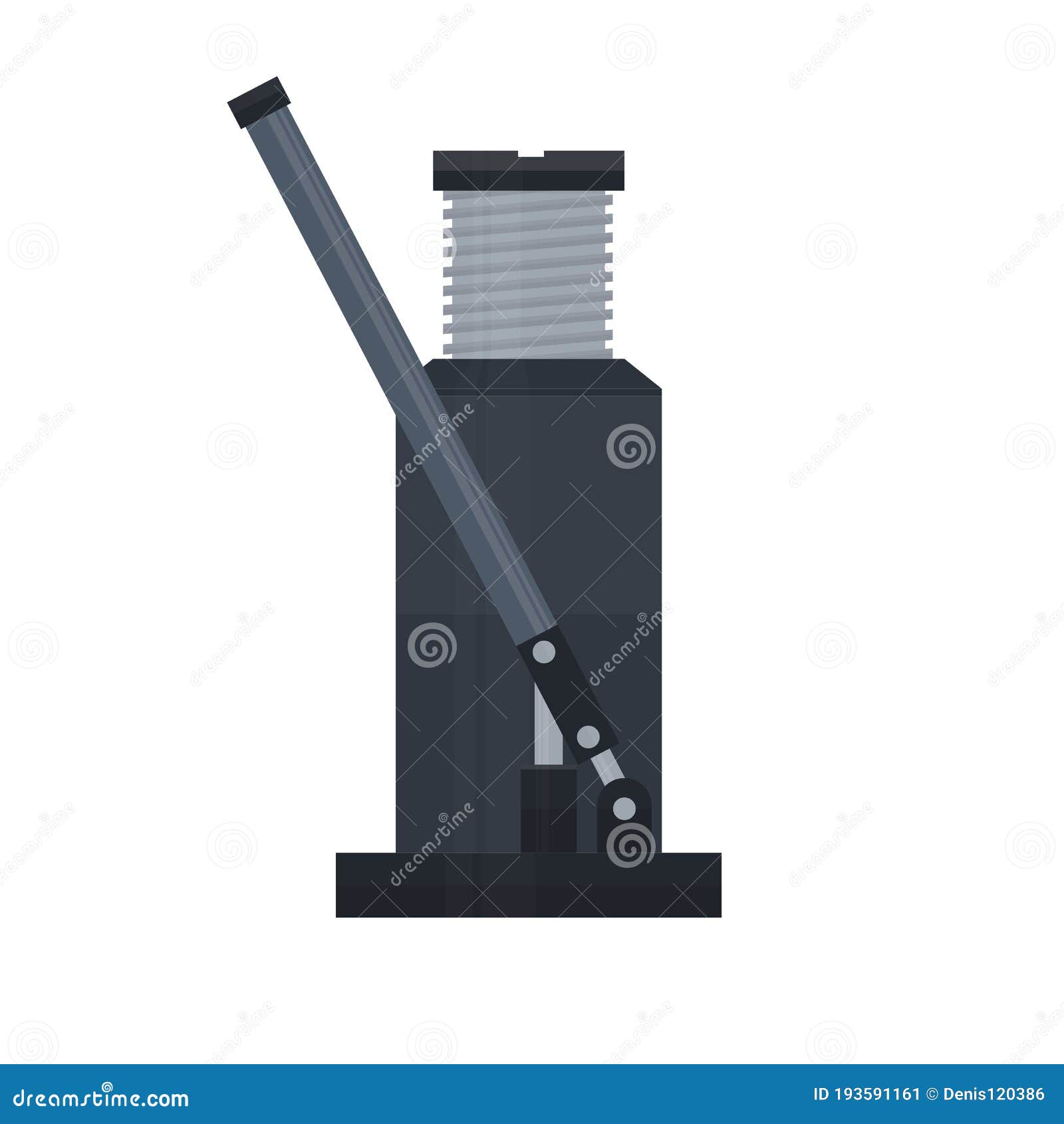 Hydraulic Jack. Jack, Vector Illustration Stock Illustration ...