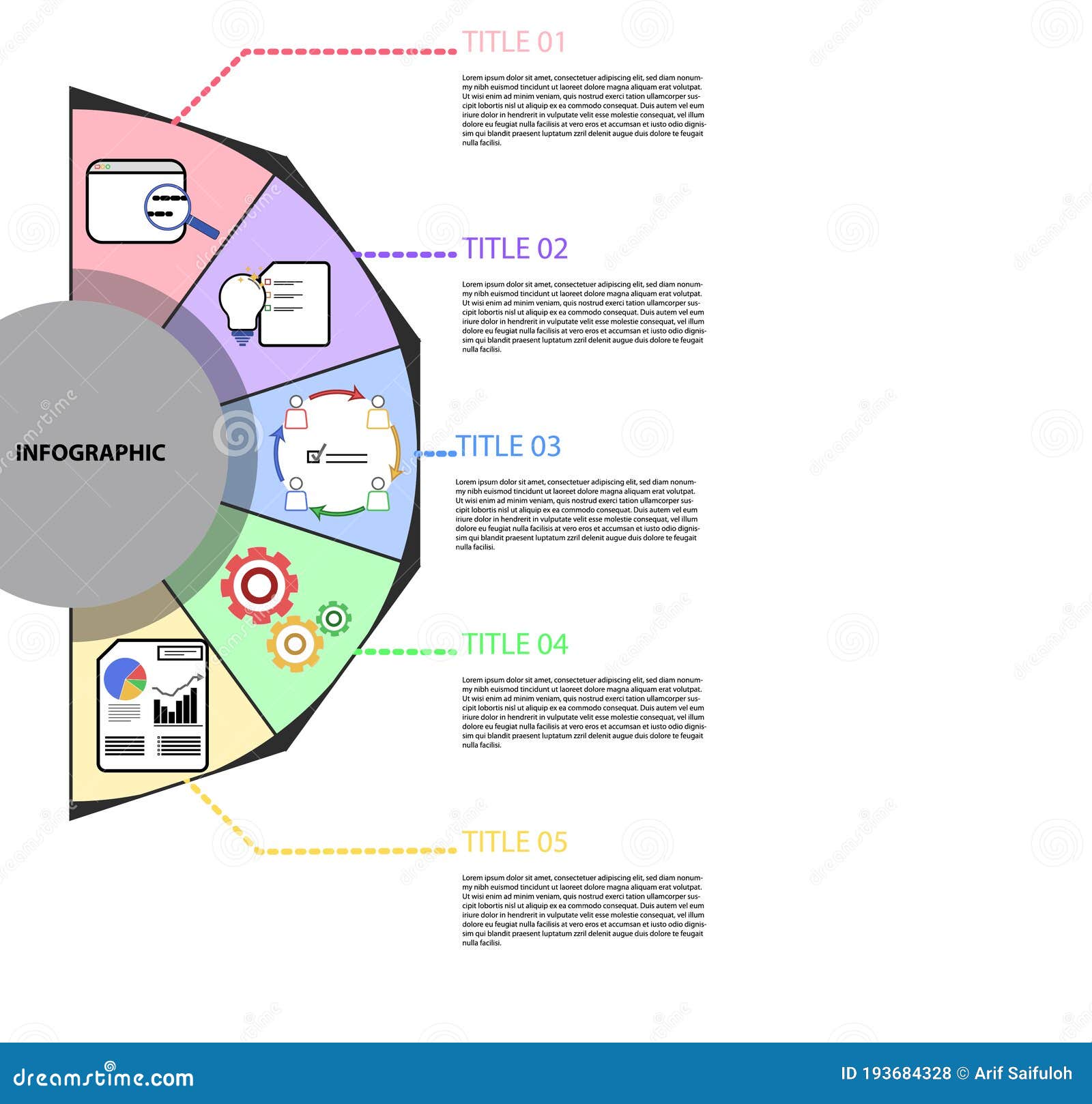 Infographic Material Makes it Easy To Present Stock Vector ...