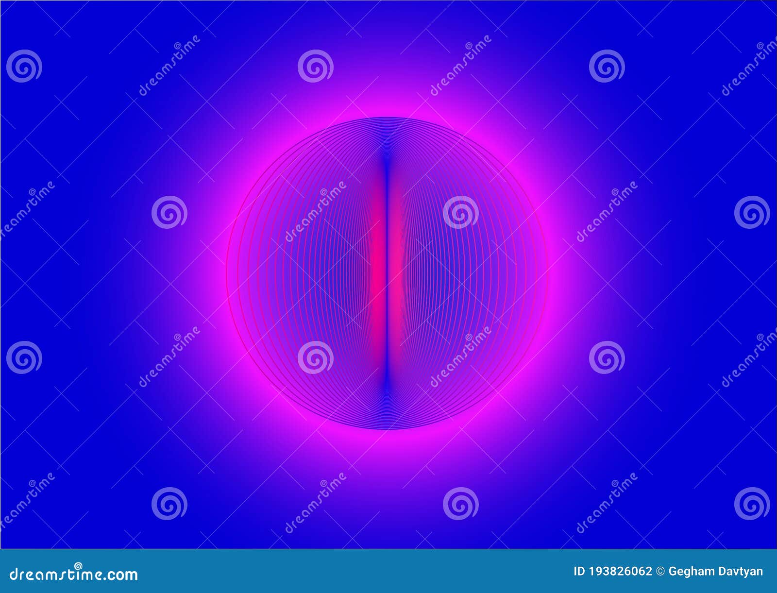 Glowing Neon Button with Reflection, Glowing Neon Button, Glowing Neon ...