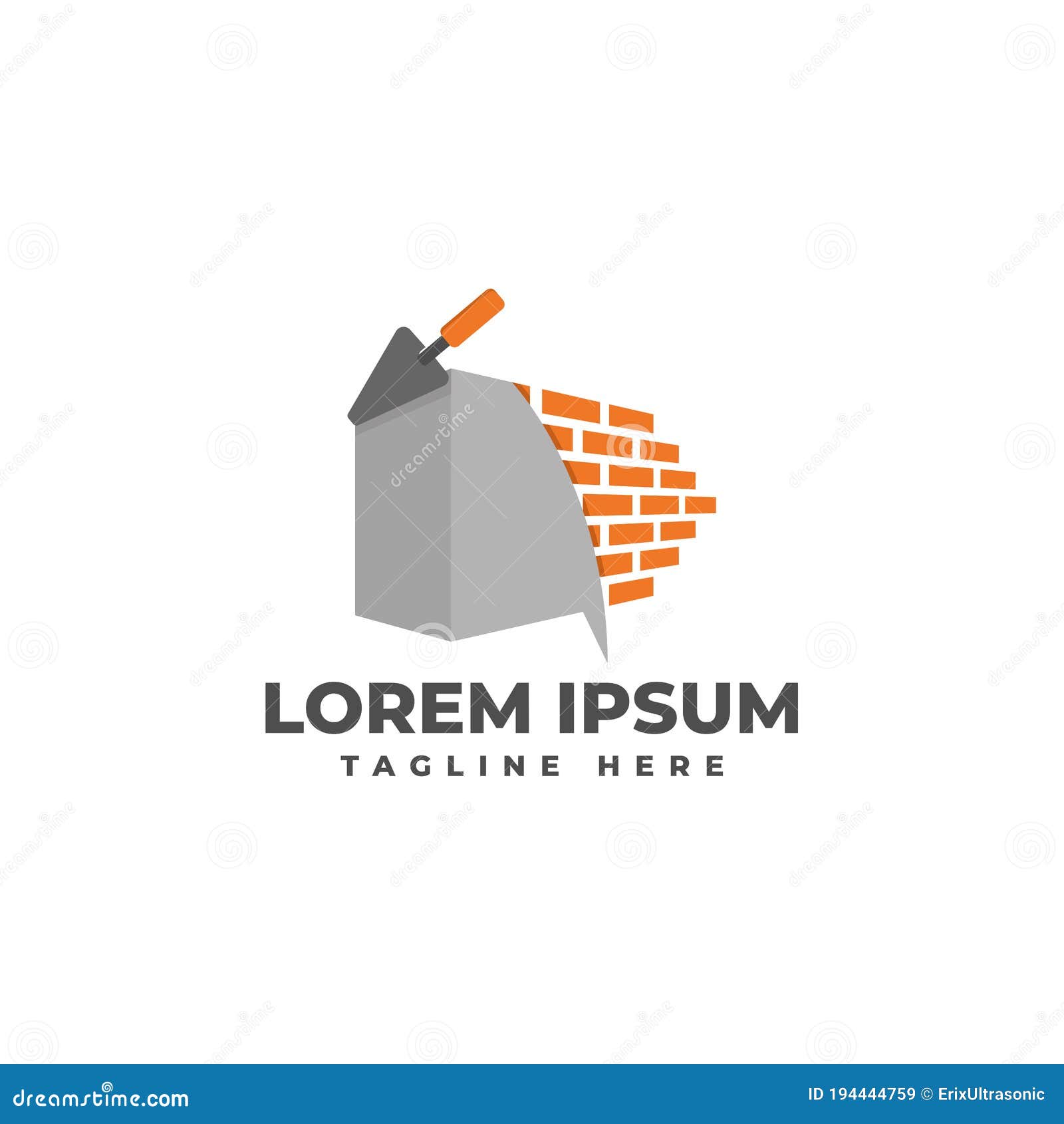 Vector Set Of Plastering Finishing Company Logos Stock Image ...