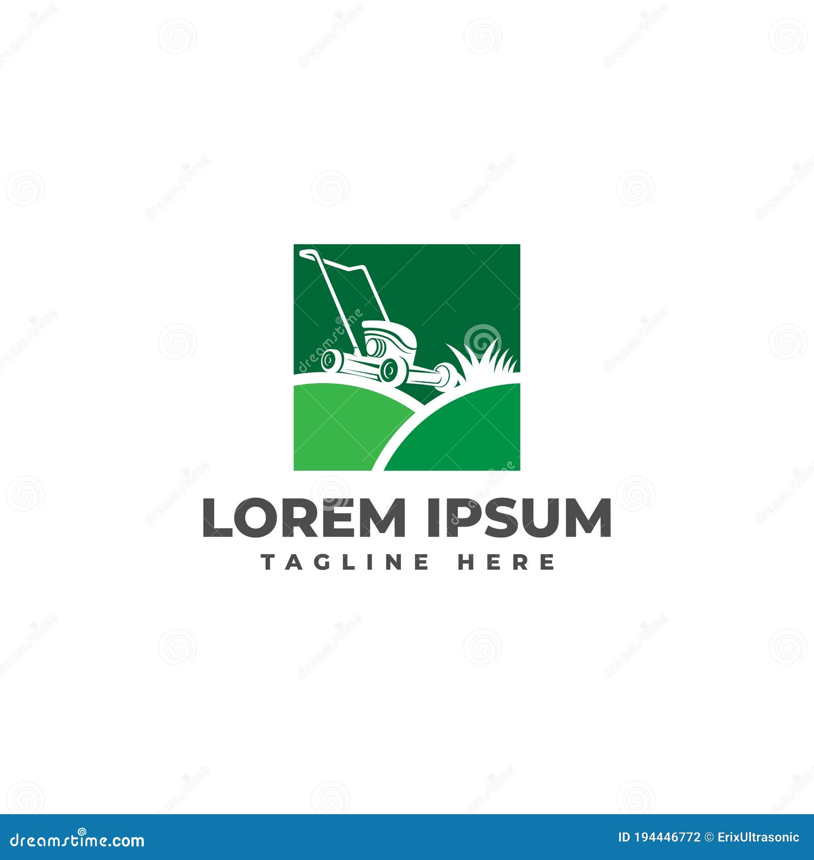Lawn Mower Logo Vector Icon Stock Illustration - Illustration of grass ...