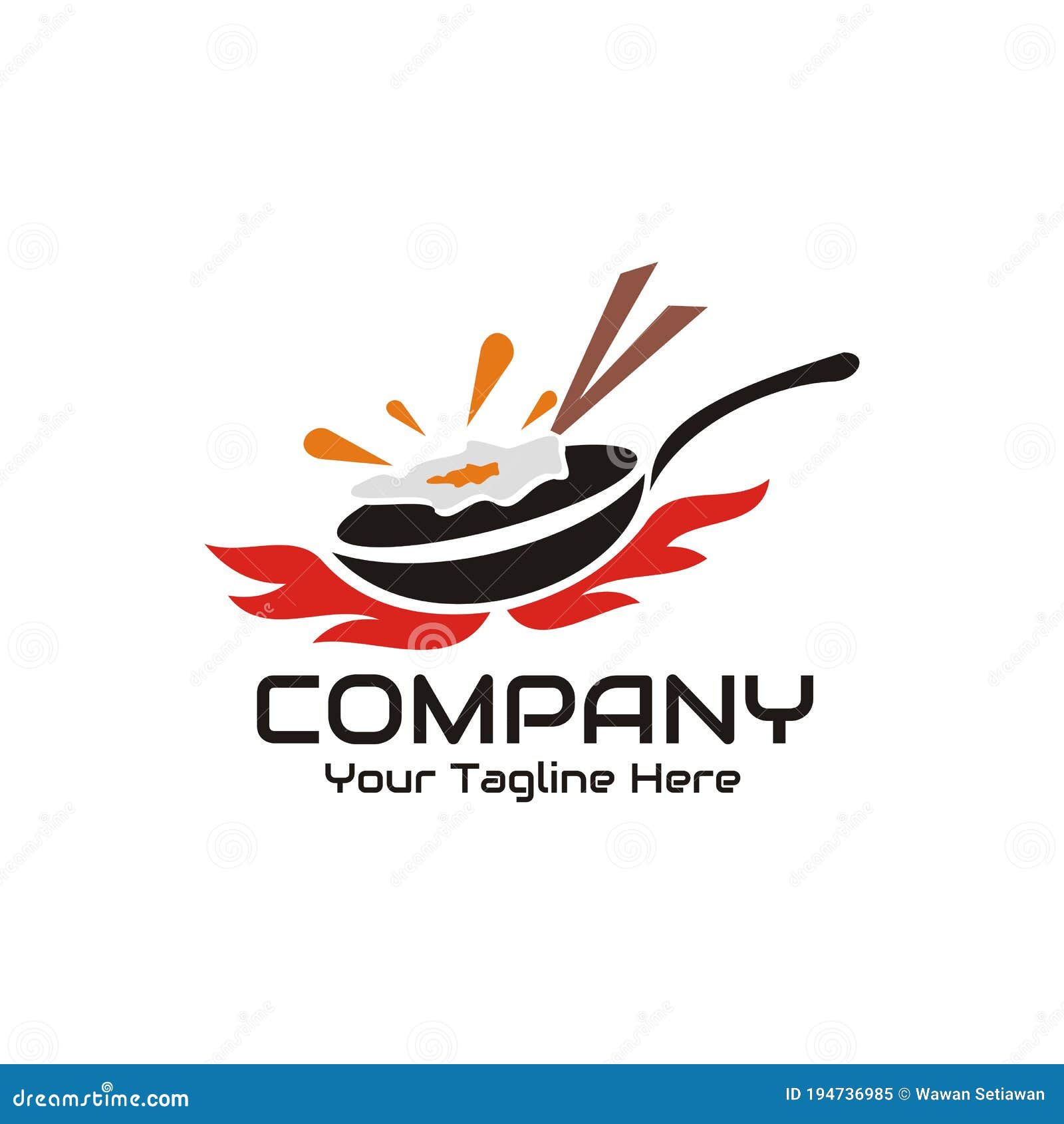 Illustration Vector Graphic of Frying Pan To Cooking Fried Eggs ...